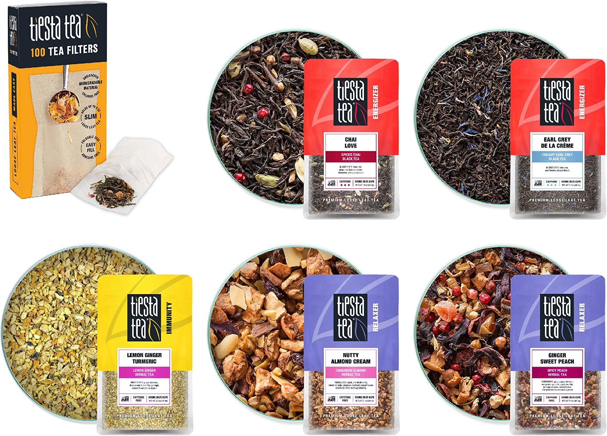 Amazon.com : Tiesta Tea - Maui Mango Pineapple and Blueberry Hibiscus ...