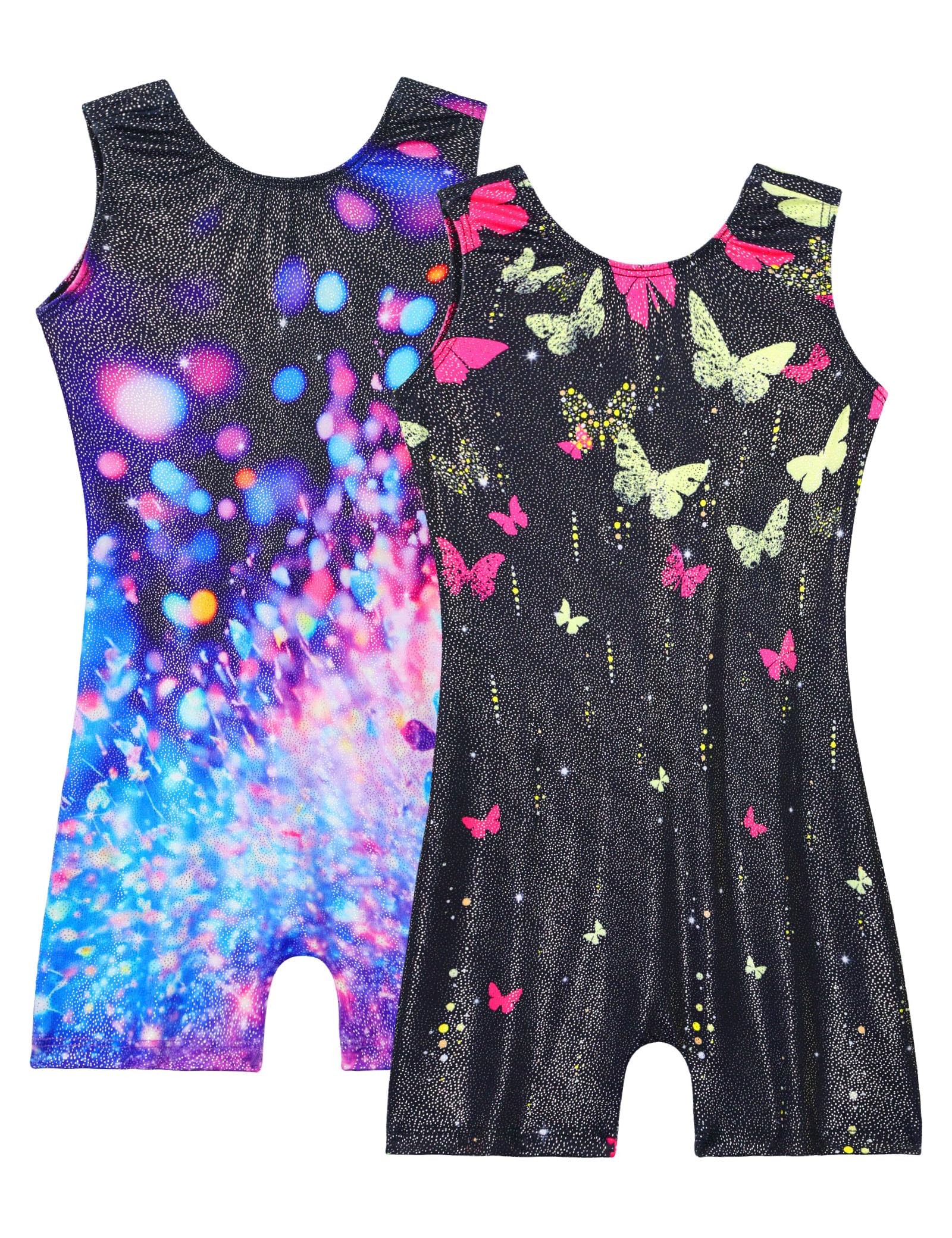Snapklik.com : Girls Gymnastics Leotards Size 6-7 Years Old Black ...