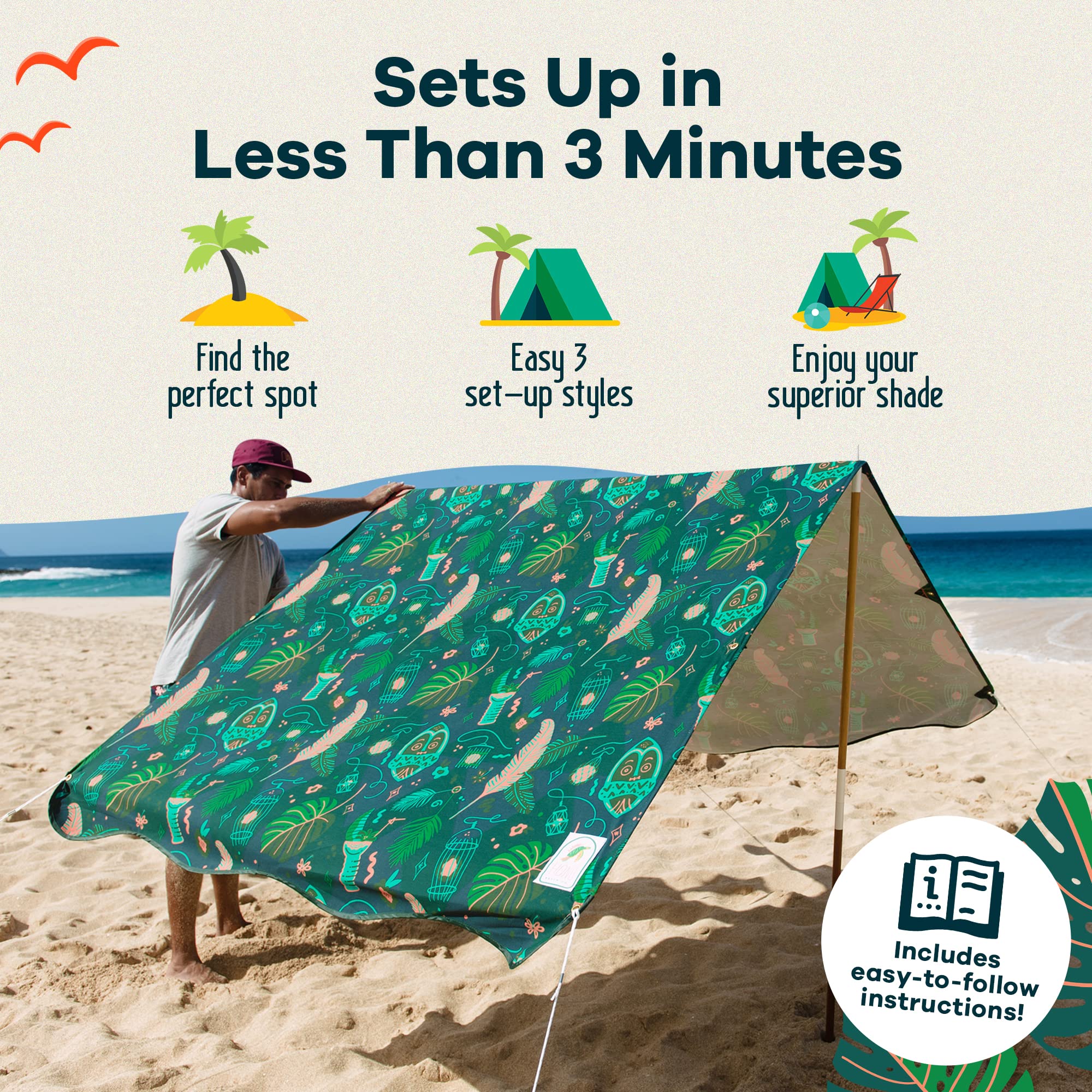 Diy Beach Sun Shade