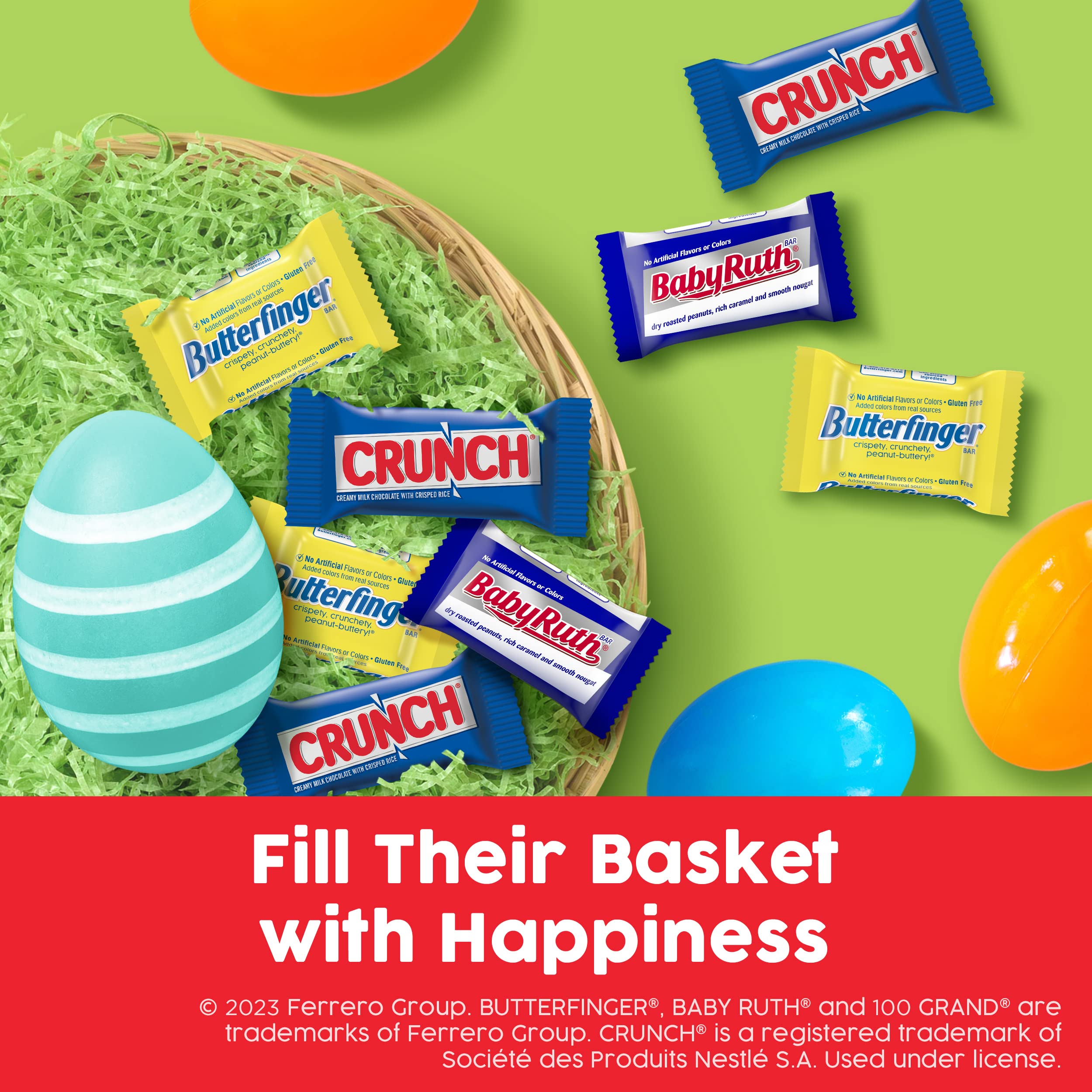 Snapklik.com : CRUNCH, Baby Ruth And 100 Grand, 135 Count, Assorted ...