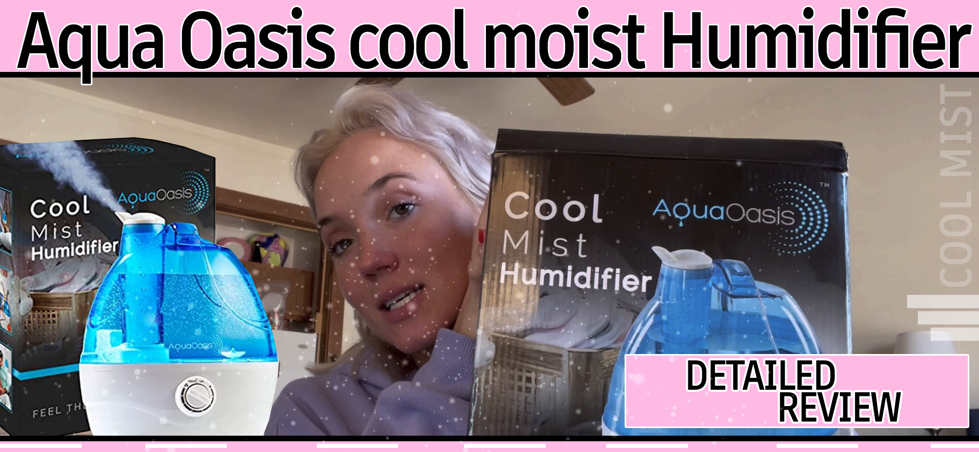 Watch Aqua Oasis Cool Mist Humidifier - Review on Amazon Live