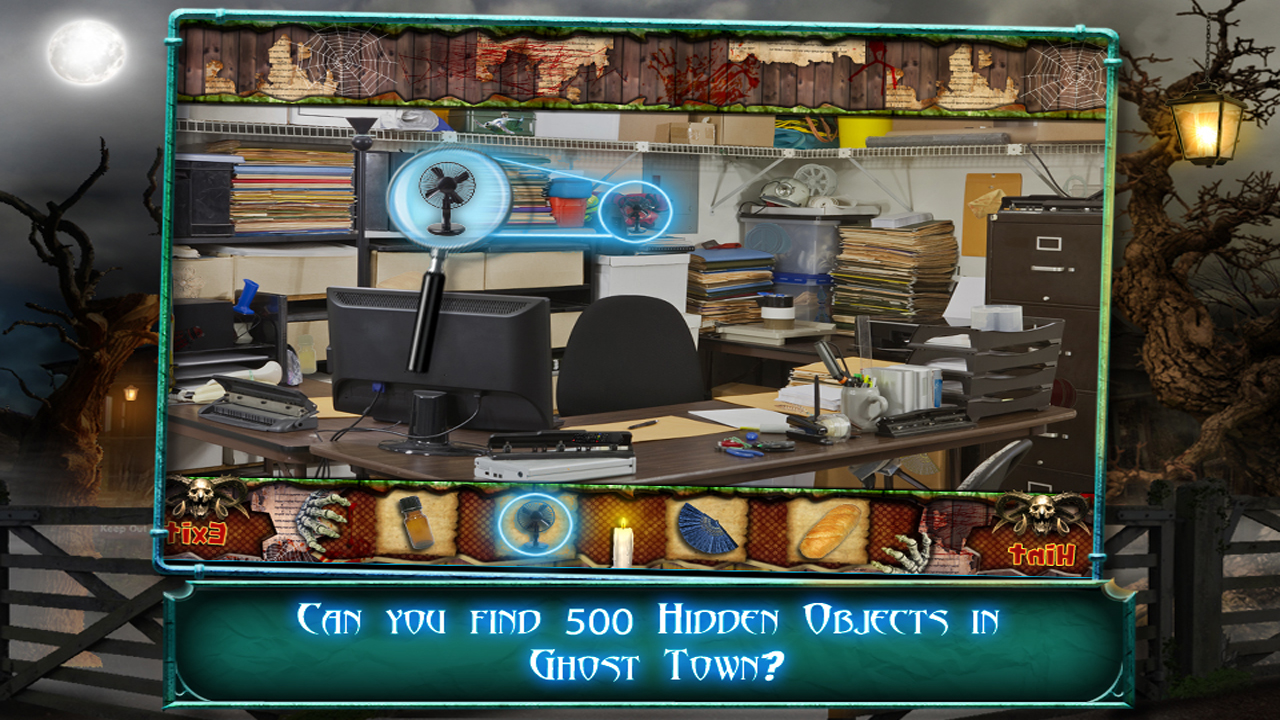 Hidden Objects Game - Ghost Town - In Ghost Town, find 500 new hidden ...