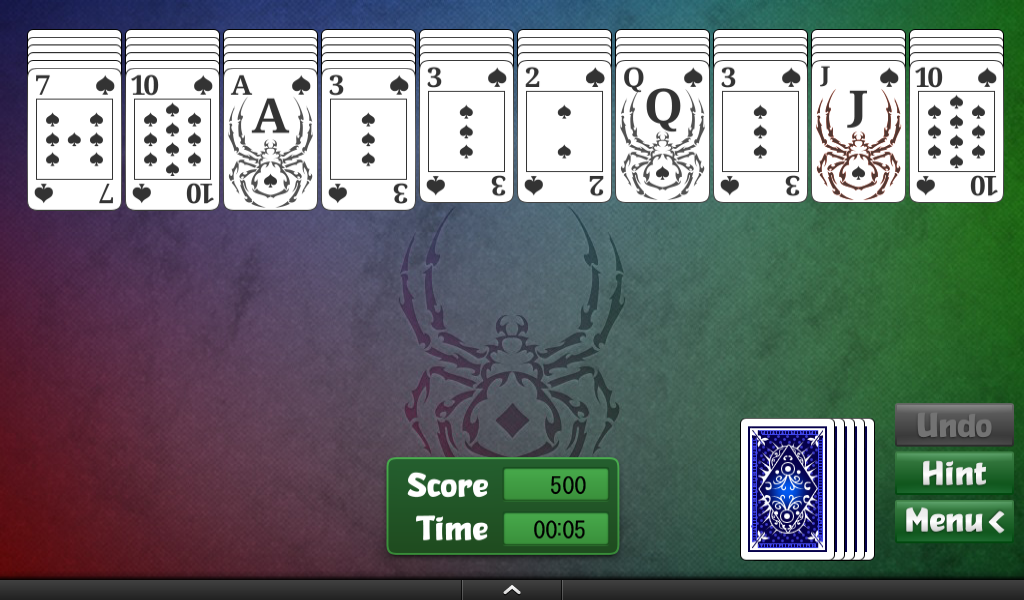 Spider Solitaire HD (Kindle Tablet Edition) - App on Amazon Appstore