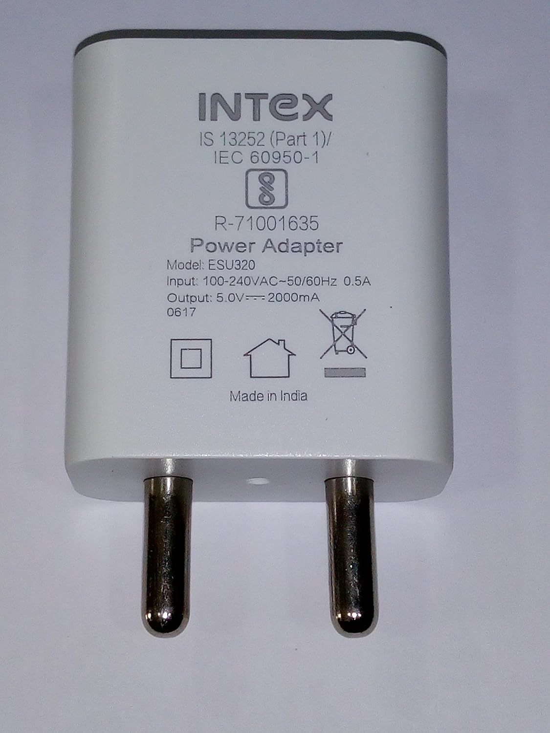 Intex ESU320 2A Micro USB Charger (Multicolour) : Amazon.in: Electronics