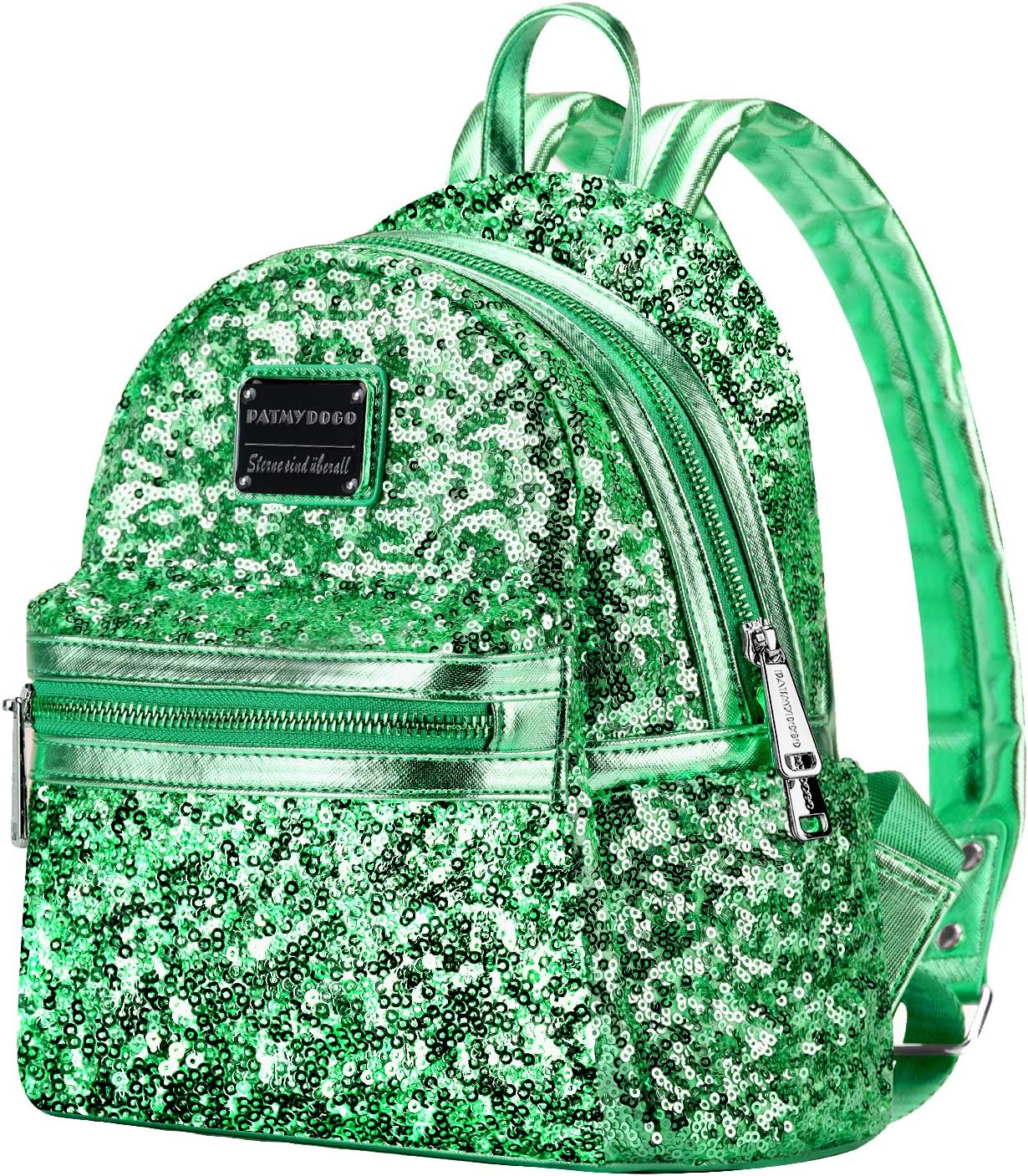 Sequin Backpack Mini Backpack for Women Girls (Emerald Green): Buy ...
