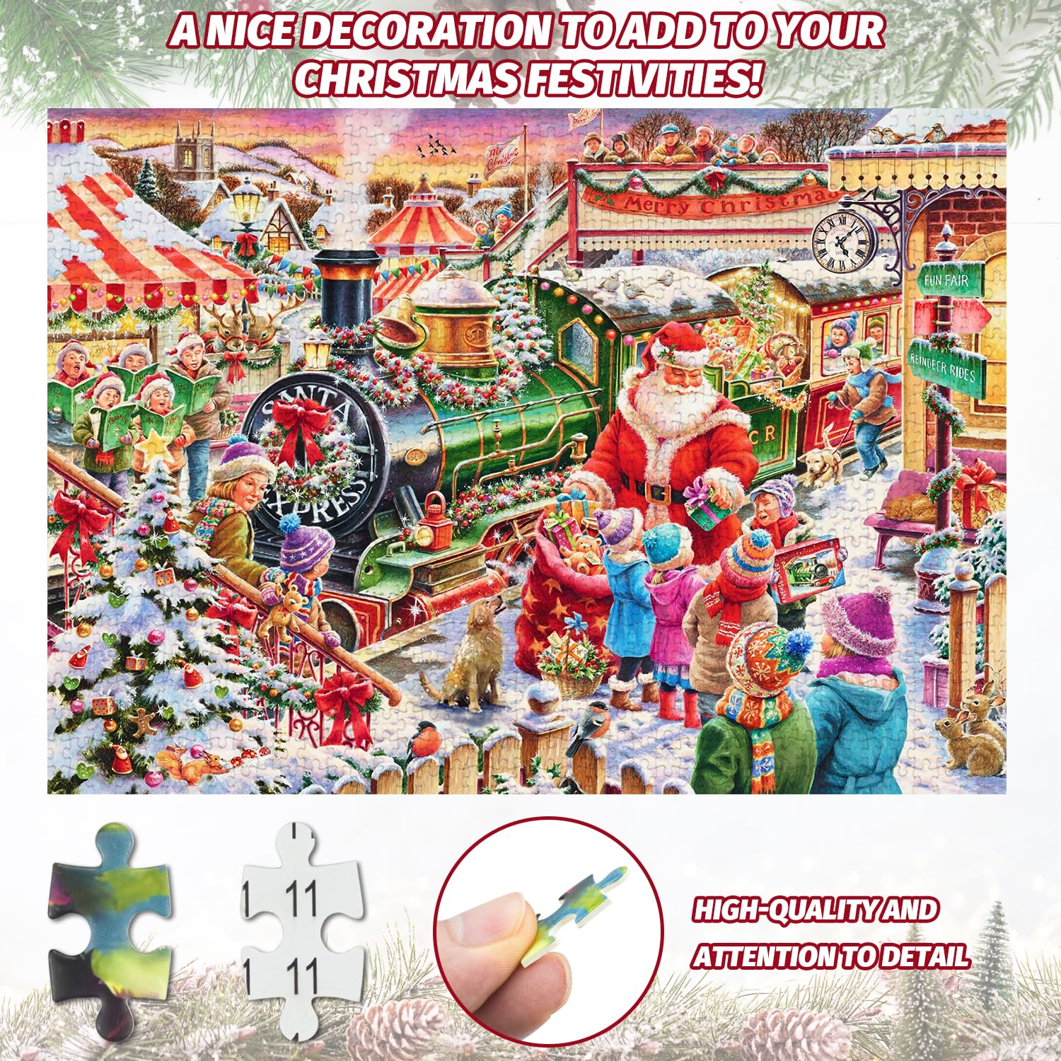 Snapklik.com : Advent Puzzle Calendar 2024, Christmas Jigsaw Puzzle, 24 ...