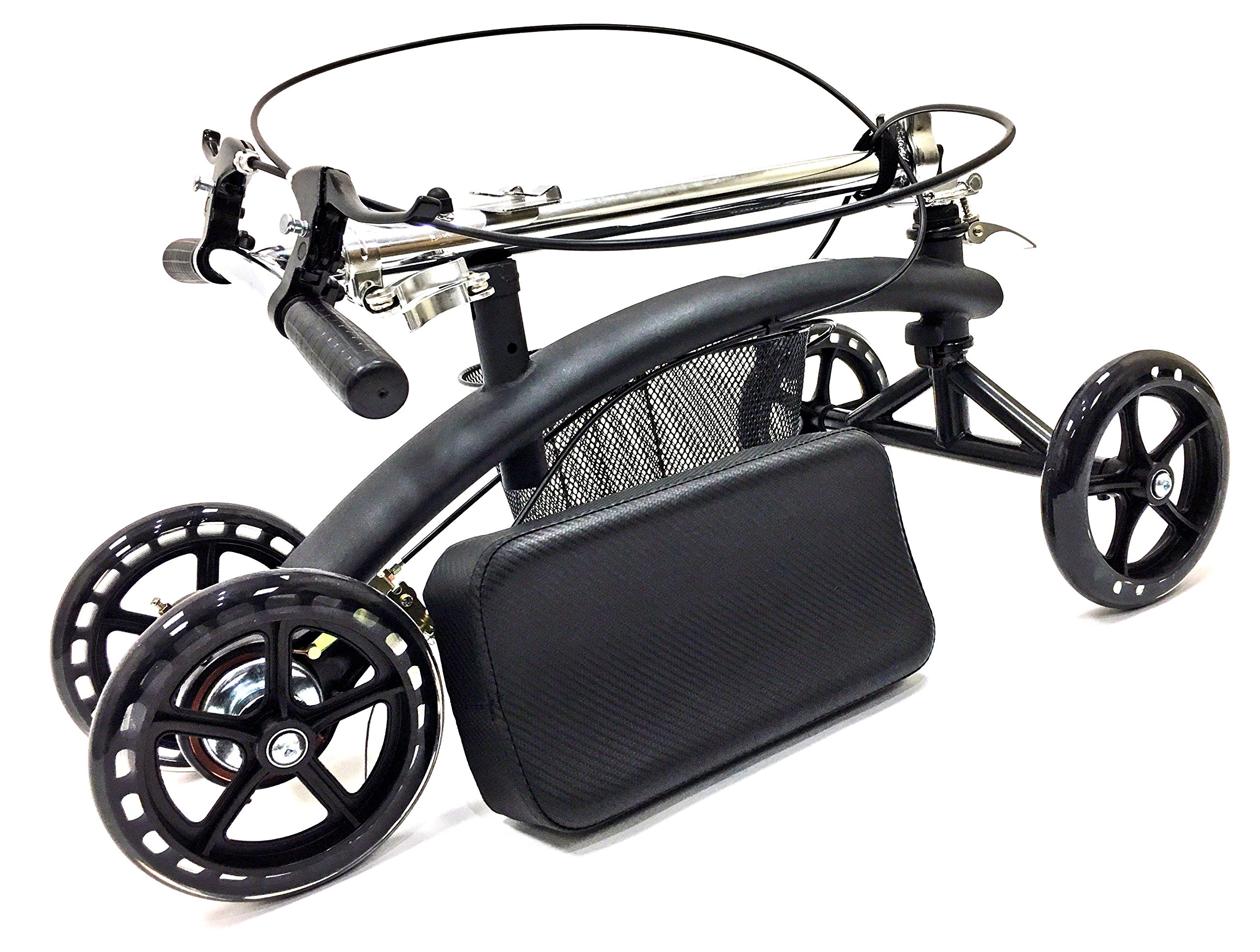 Buy BodyMed Folding Knee Scooter with Dual Braking System and Basket ...