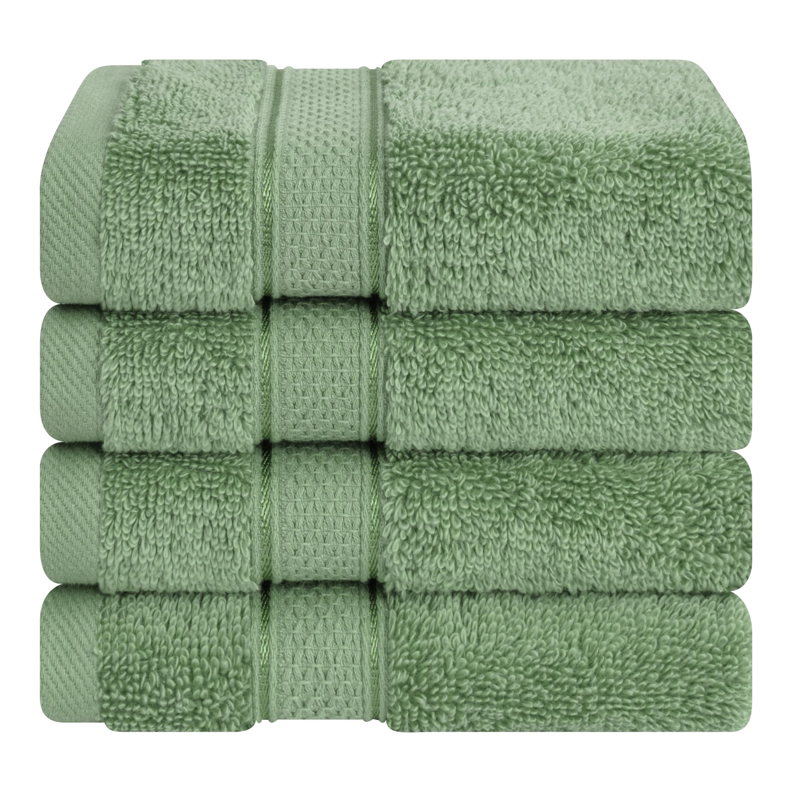 Amazon.com: American Soft Linen Salem Washcloth Sets, 4 Piece Luxury ...