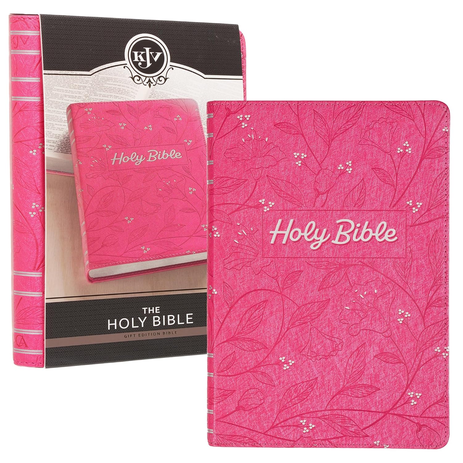 KJV Holy Bible, Gift Edition King James Version, Faux Leather Flexible ...