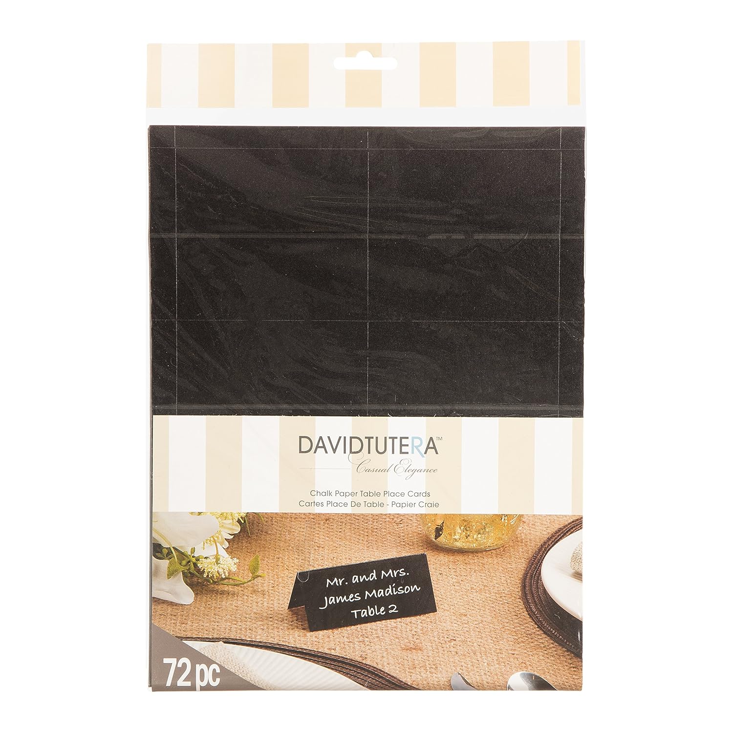 Darice David Tutera Chalk Paper Table Place Cards : Amazon.in: Home ...