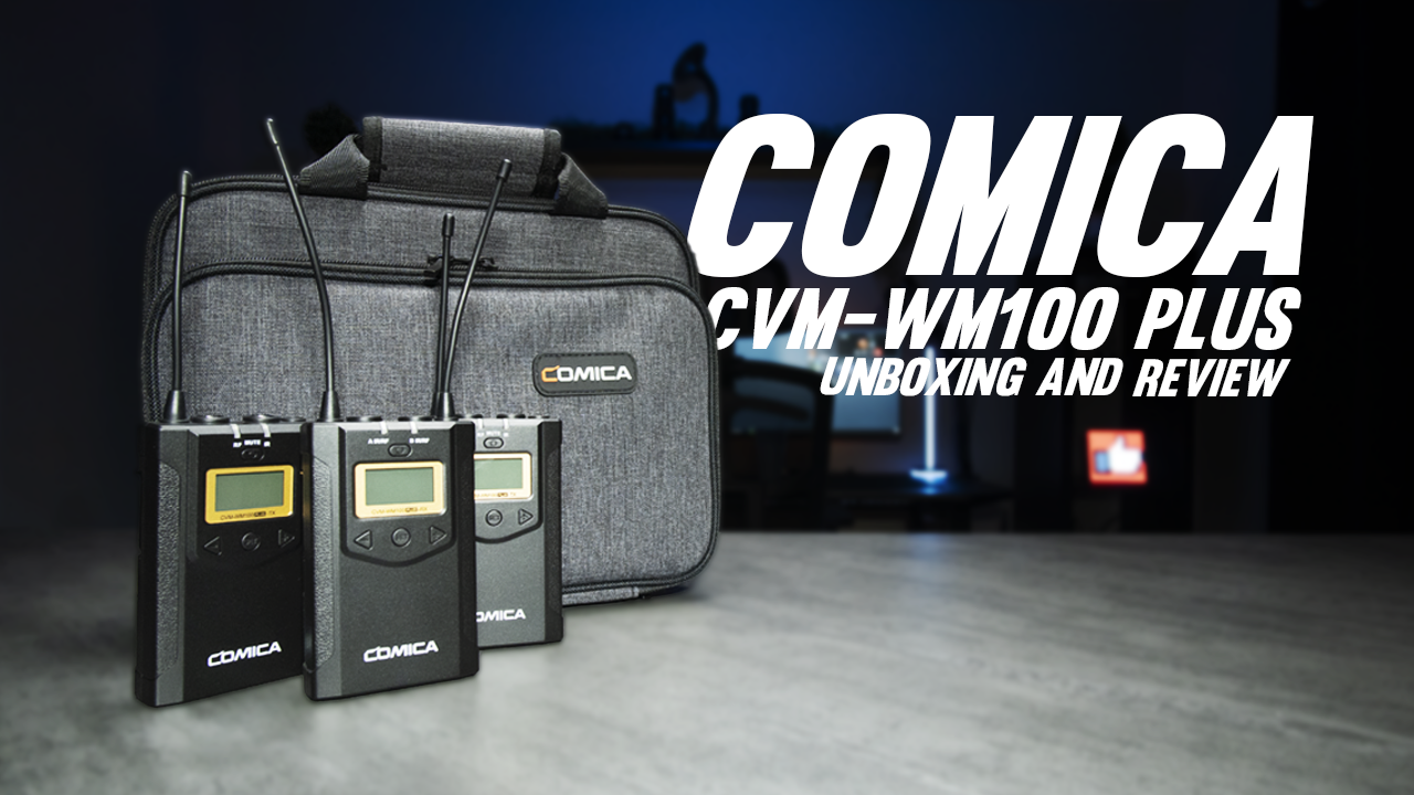 Watch Comica CVM-WM100 Unboxing and review on Amazon Live