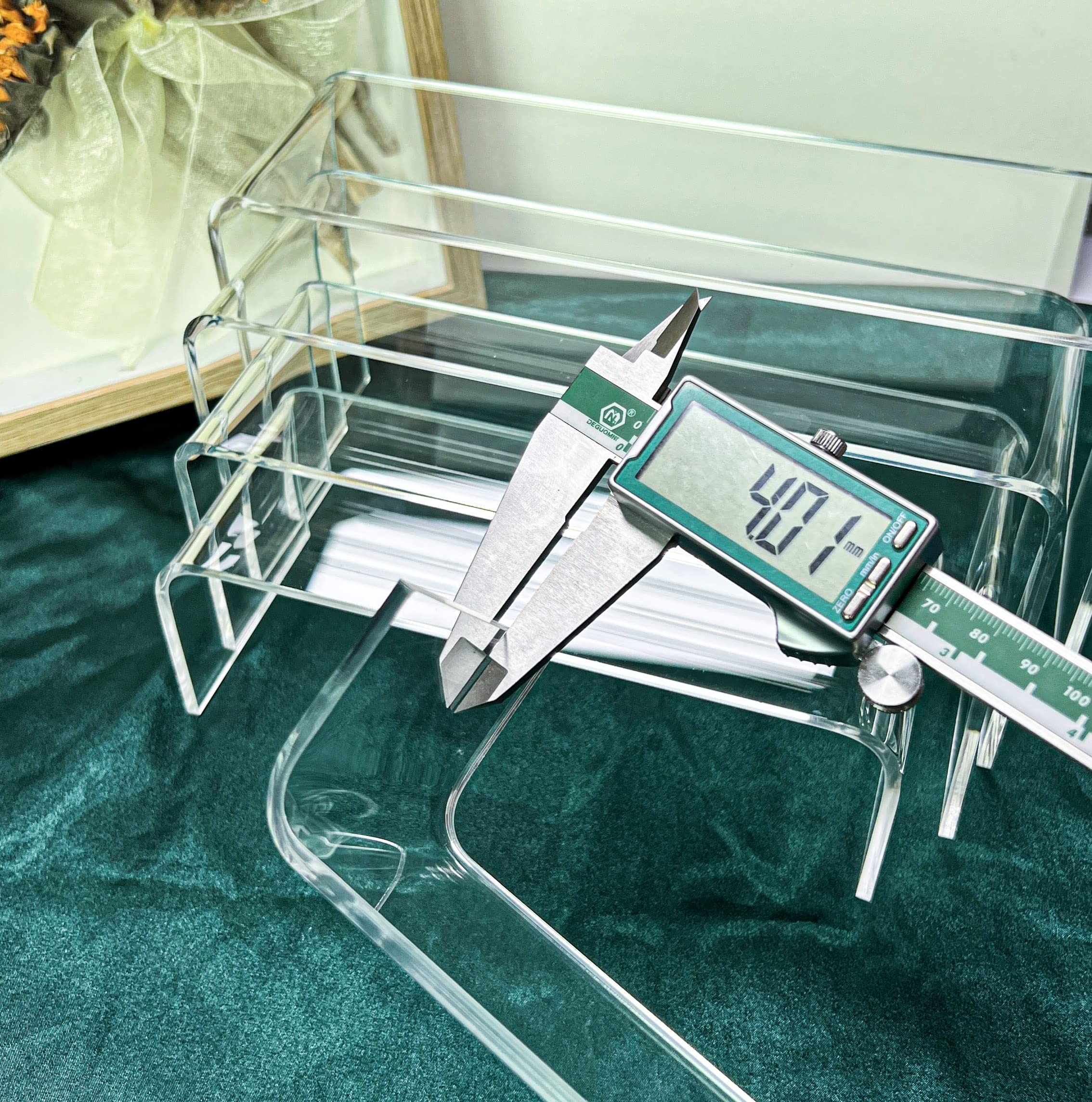 Snapklik.com : FAZMoss 2 Sets Clear Acrylic Display Stand, 5 Sizes ...