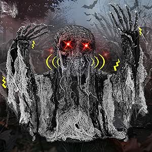 Amazon.com: [ Rotates & Swings Motion ] Talking Zombie Groundbreaker ...