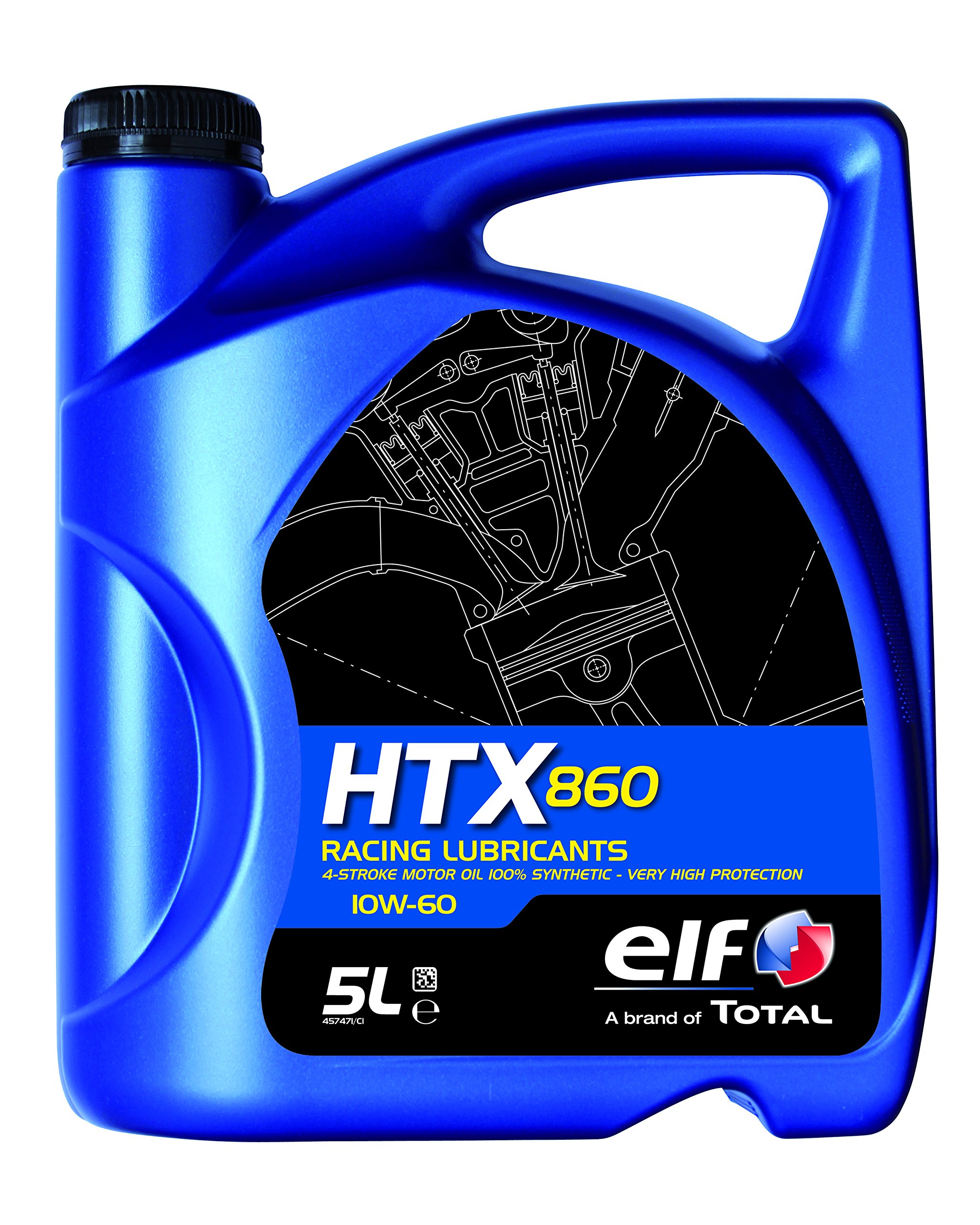Amazon.com: Total-Elf 200516 ELF Motor Oil (HTX 860 10W60), 5 l ...
