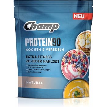 Champ Muscle Protein 90 Eiweißshake (780 g) – Protein Shake mit Vanille ...
