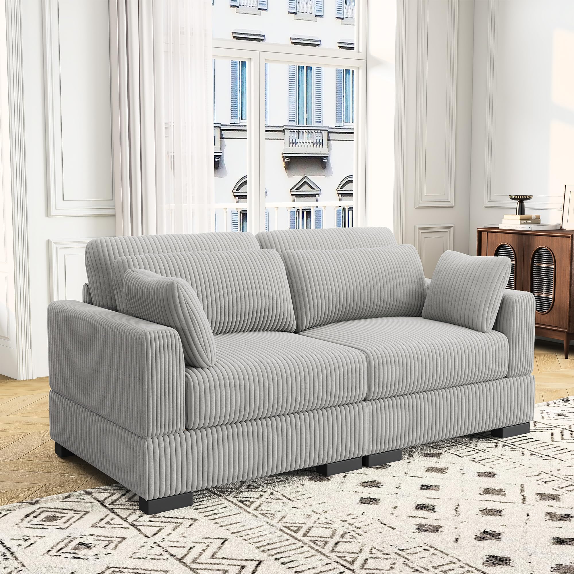 Amazon.com: Nynsley 70 Inch Sectional Couches for Living Room,2 Seater ...