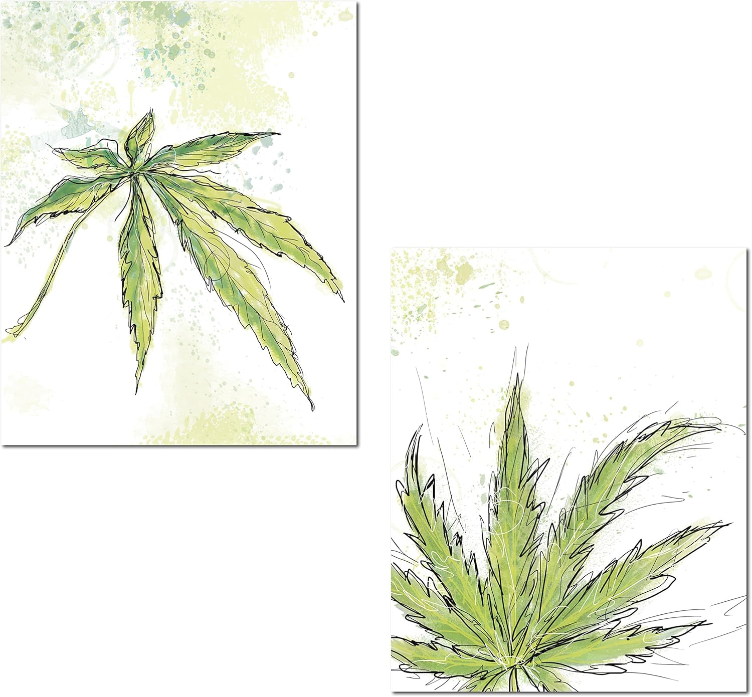 Amazon.com: Artistic Train Wreck and Blue Dream Marijuana Strain Set ...