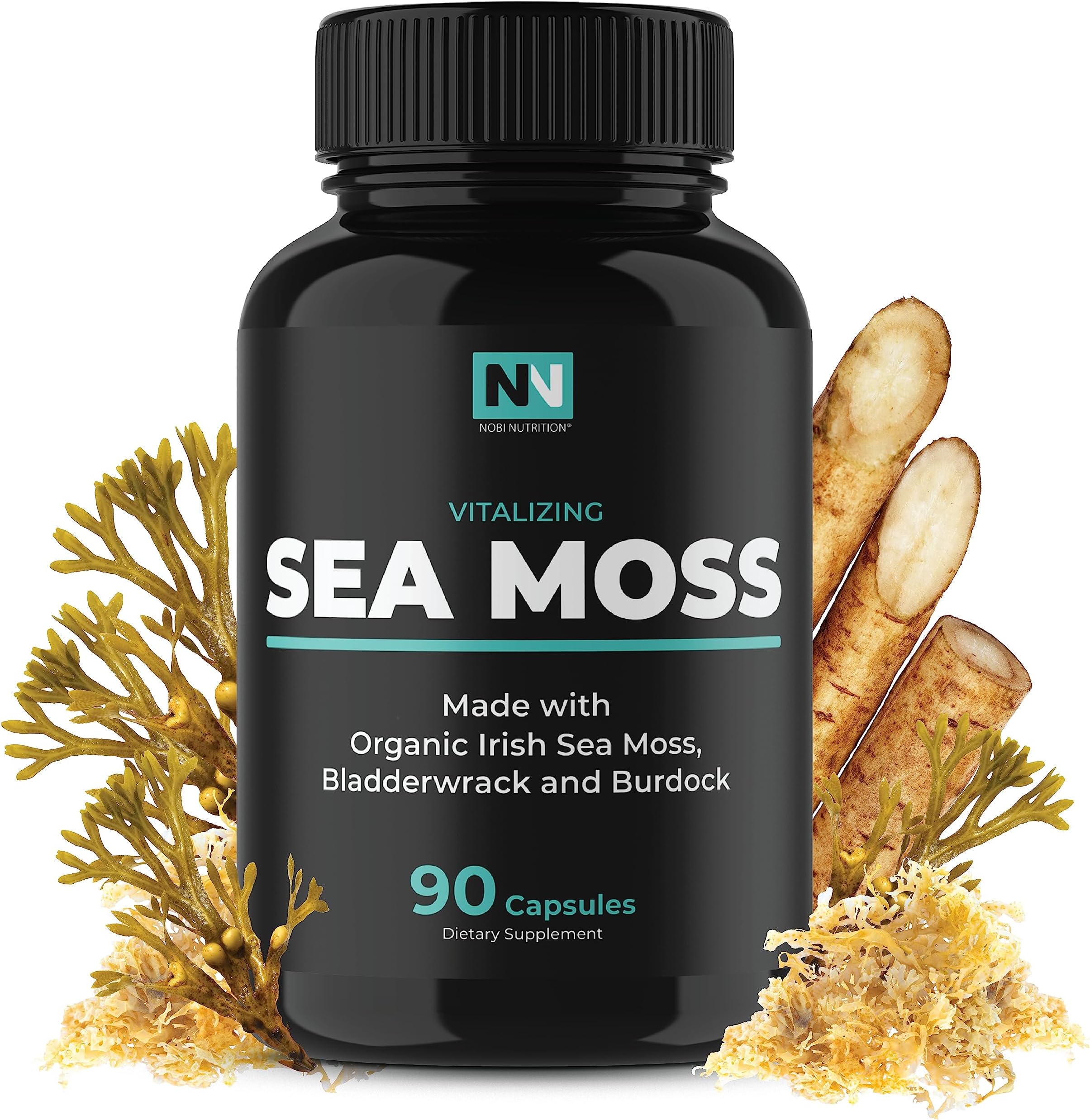 Amazon.com: Irish Sea Moss Capsules | With Organic Irish Moss, 300mg ...