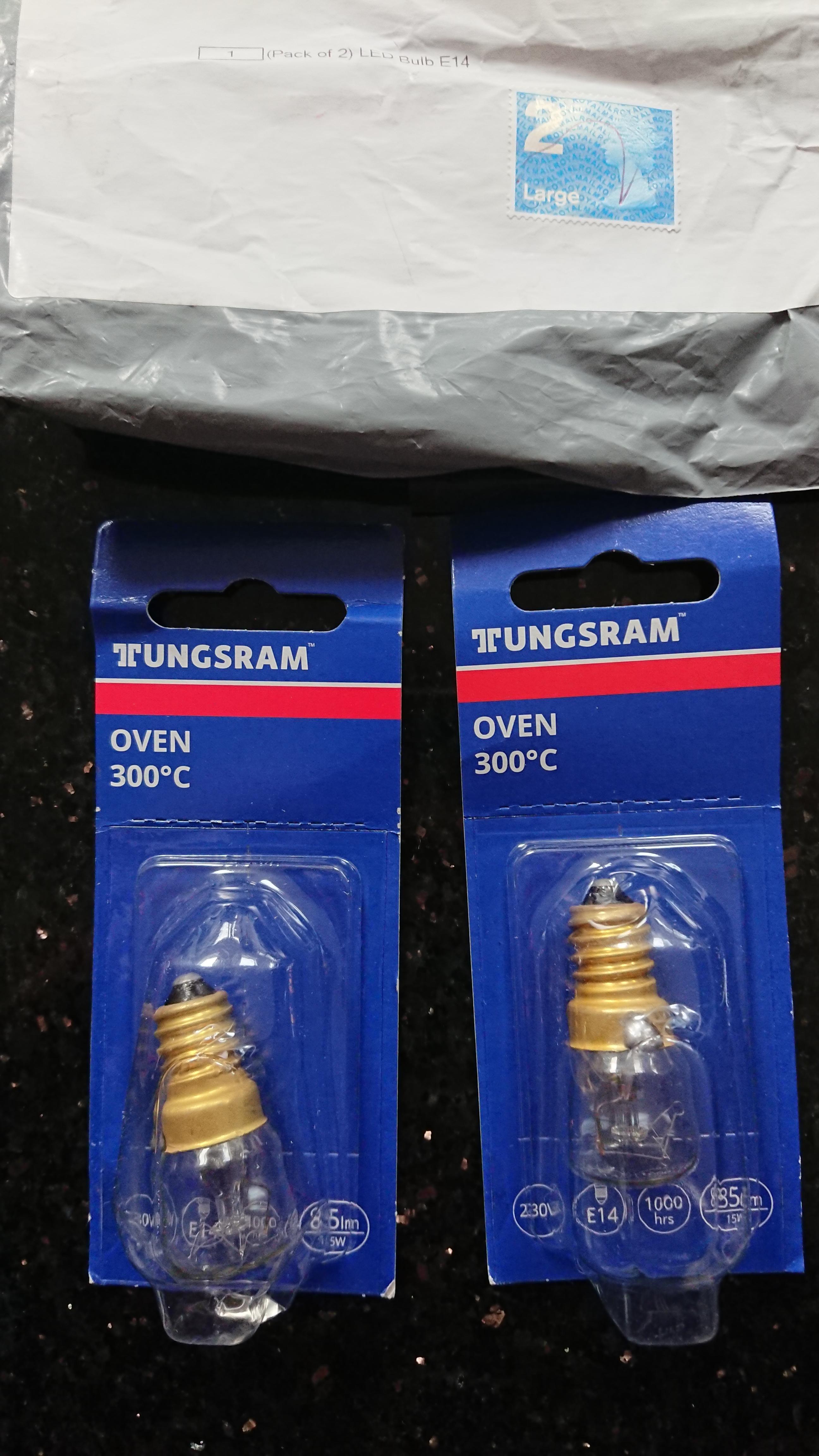 SourceDIY LED Fridge Bulb (Pack of 4) E14 SES 1.8W Non-Dimmable Energy ...