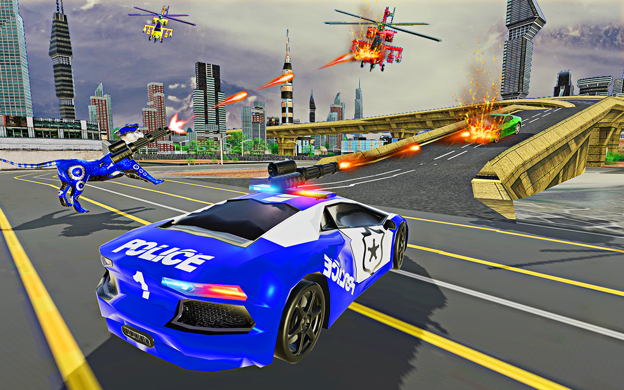 US Police Robot War Tiger Robot Transform Games - App on Amazon Appstore