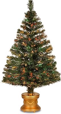 Amazon.com: National Tree 48 Inch Fiber Optic Radiance Fireworks Tree ...