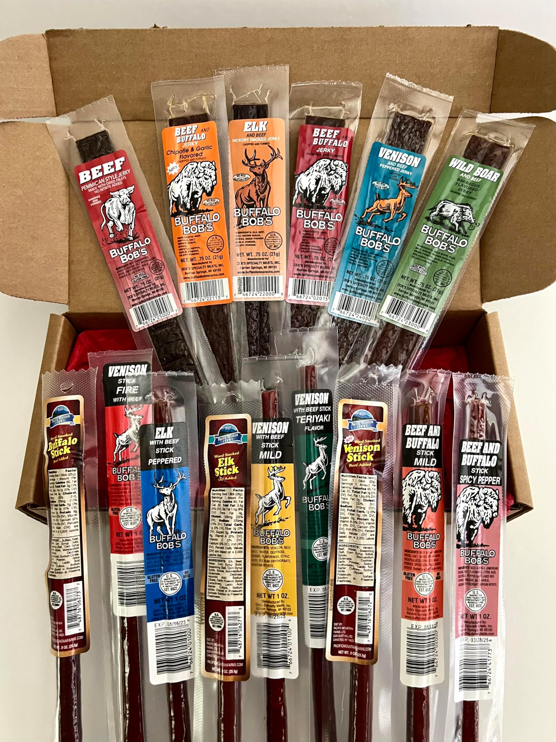 Amazon.com: Jerky Dynasty Big Game 15-Piece Jerky Variety Pack ...
