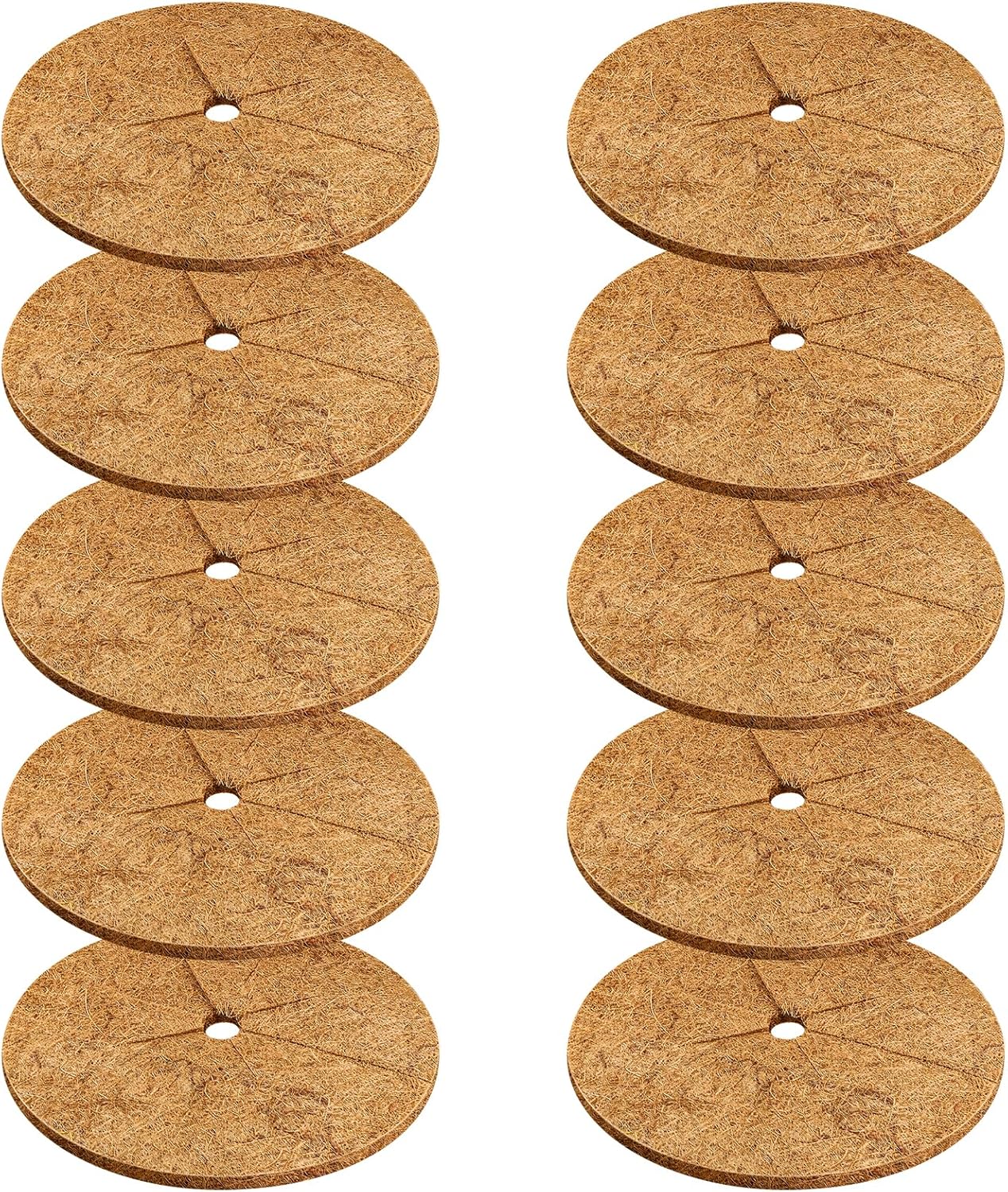 Amazon.com : Legigo 10pcs Coconut Fiber Mulch Ring Tree Plant Protector ...