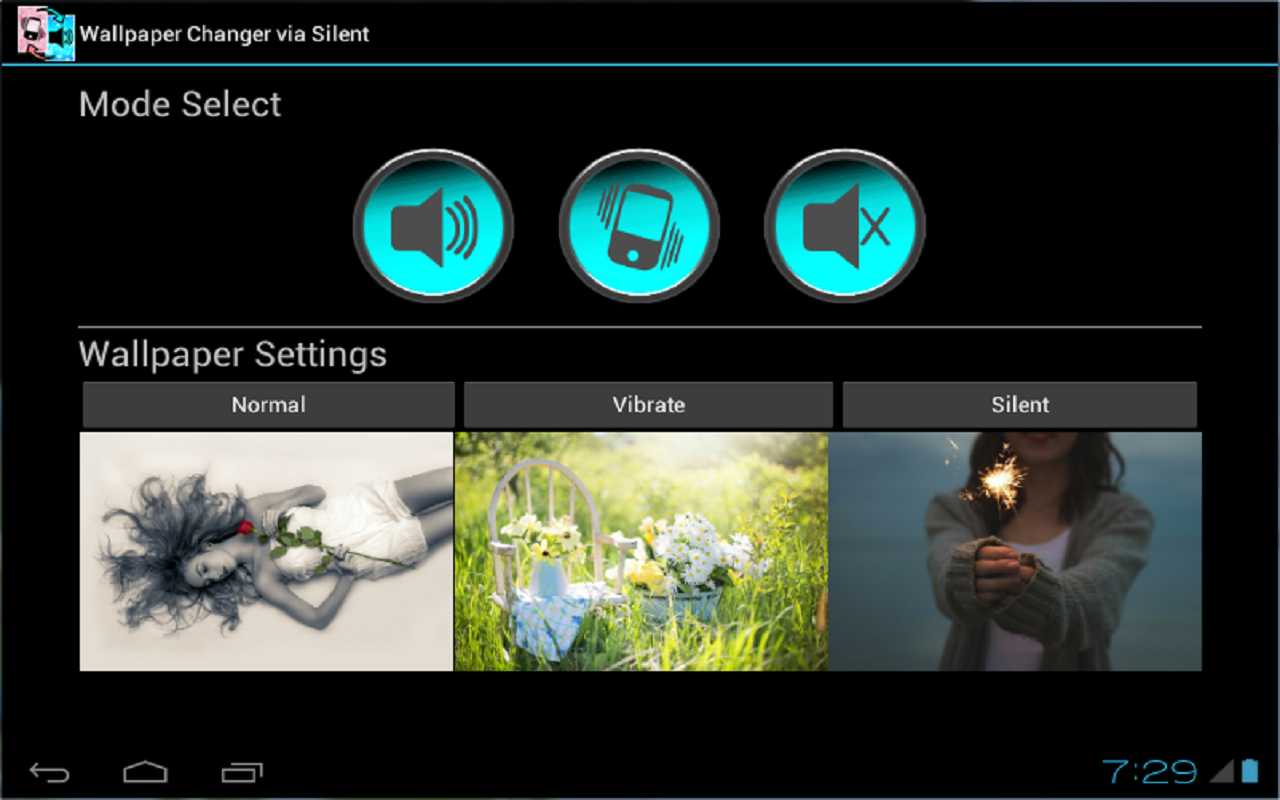 Wallpaper Changer via Silent mode - App on Amazon Appstore
