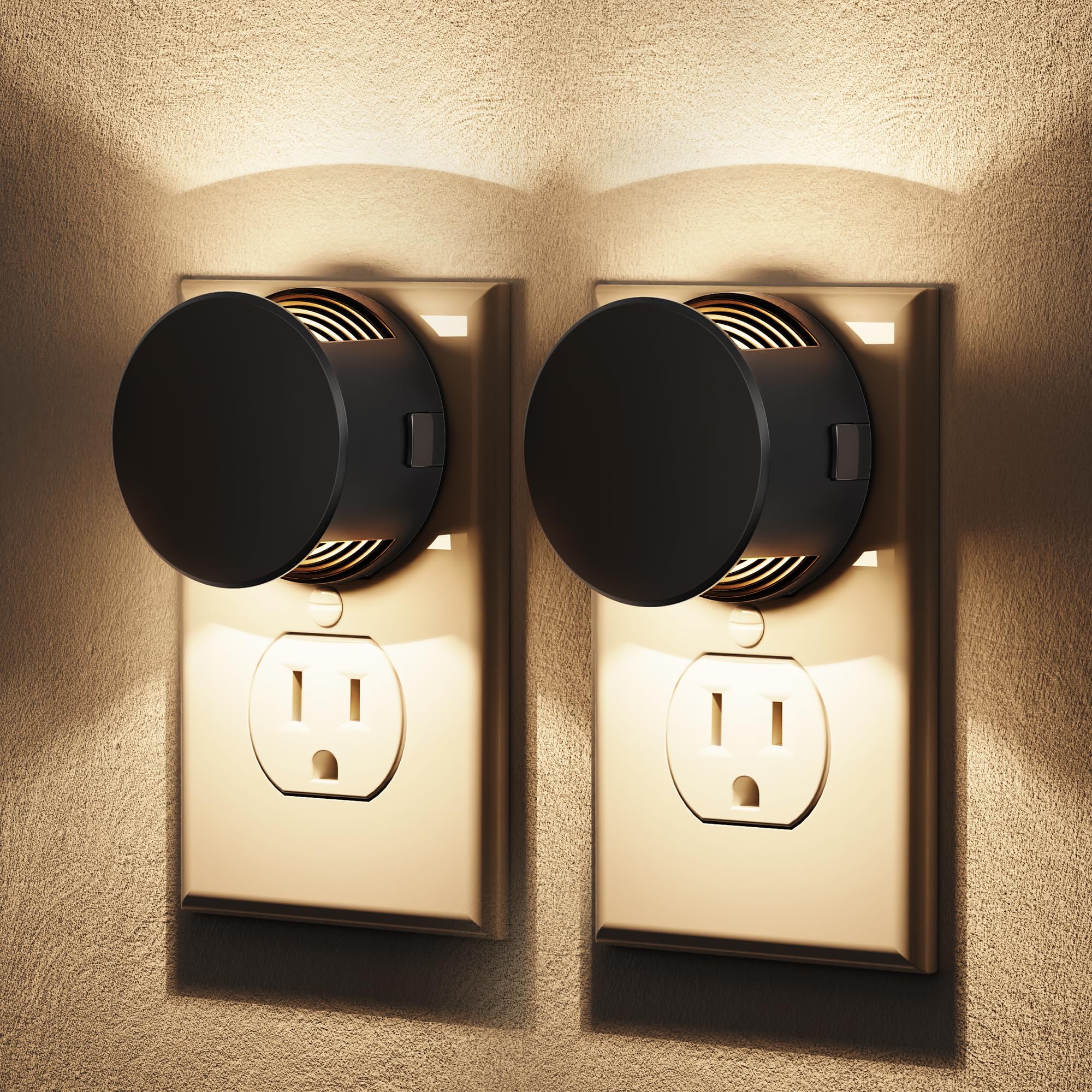 Night Lights Plug into Wall [2 Pack], Dusk to Dawn Sensor Nightlight ...