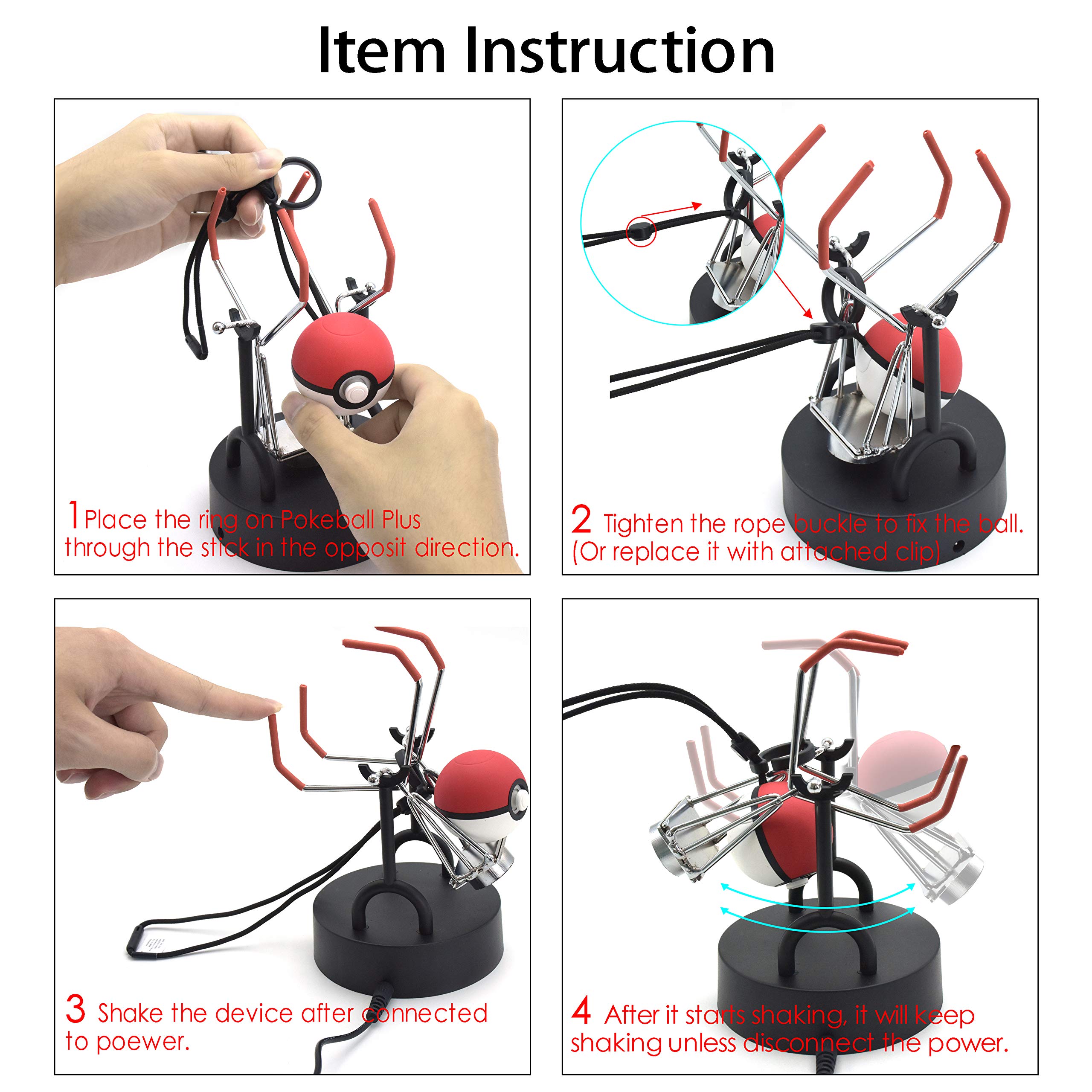 Orzero Steps Counter Compatible for Poke Ball Plus, Pokemon Go ...