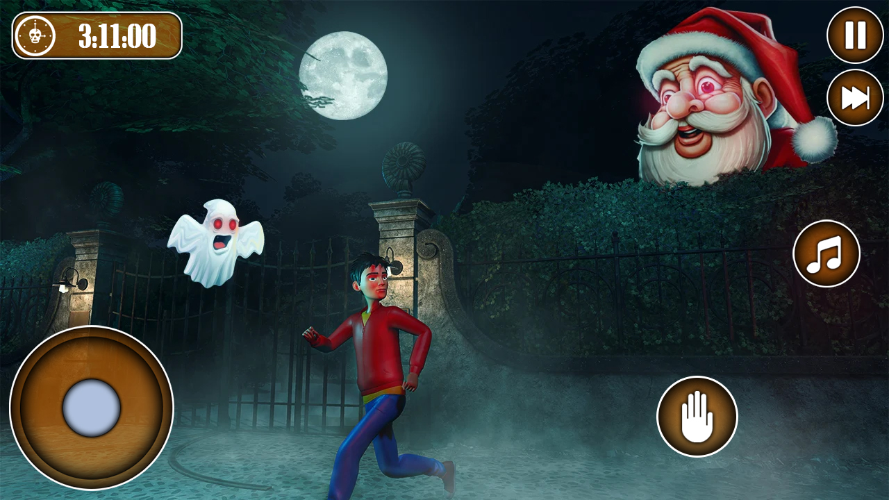 Scary Crazy Santa Horror House Christmas Escape Simulator Spooky Fun 3D ...