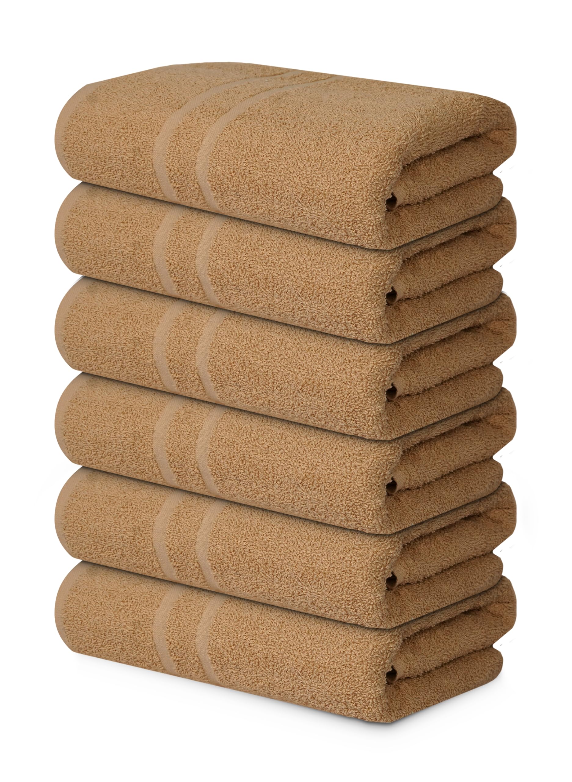 Amazon.com: Textila Medium Bath Towels - 100% Cotton - 24x48 inch ...