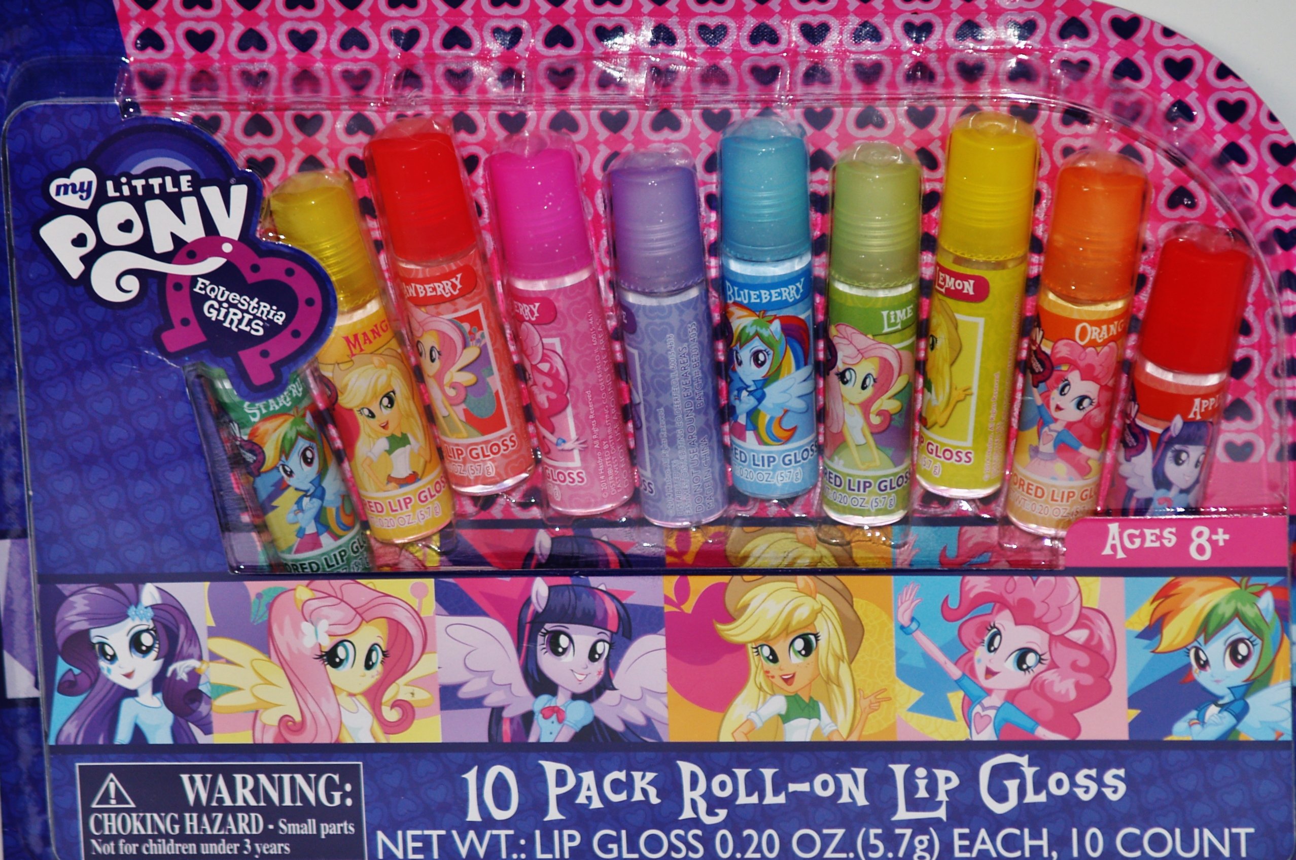 Buy My Little Pony Equestria Girls 10 Pack Roll-On Lip Gloss Online at ...