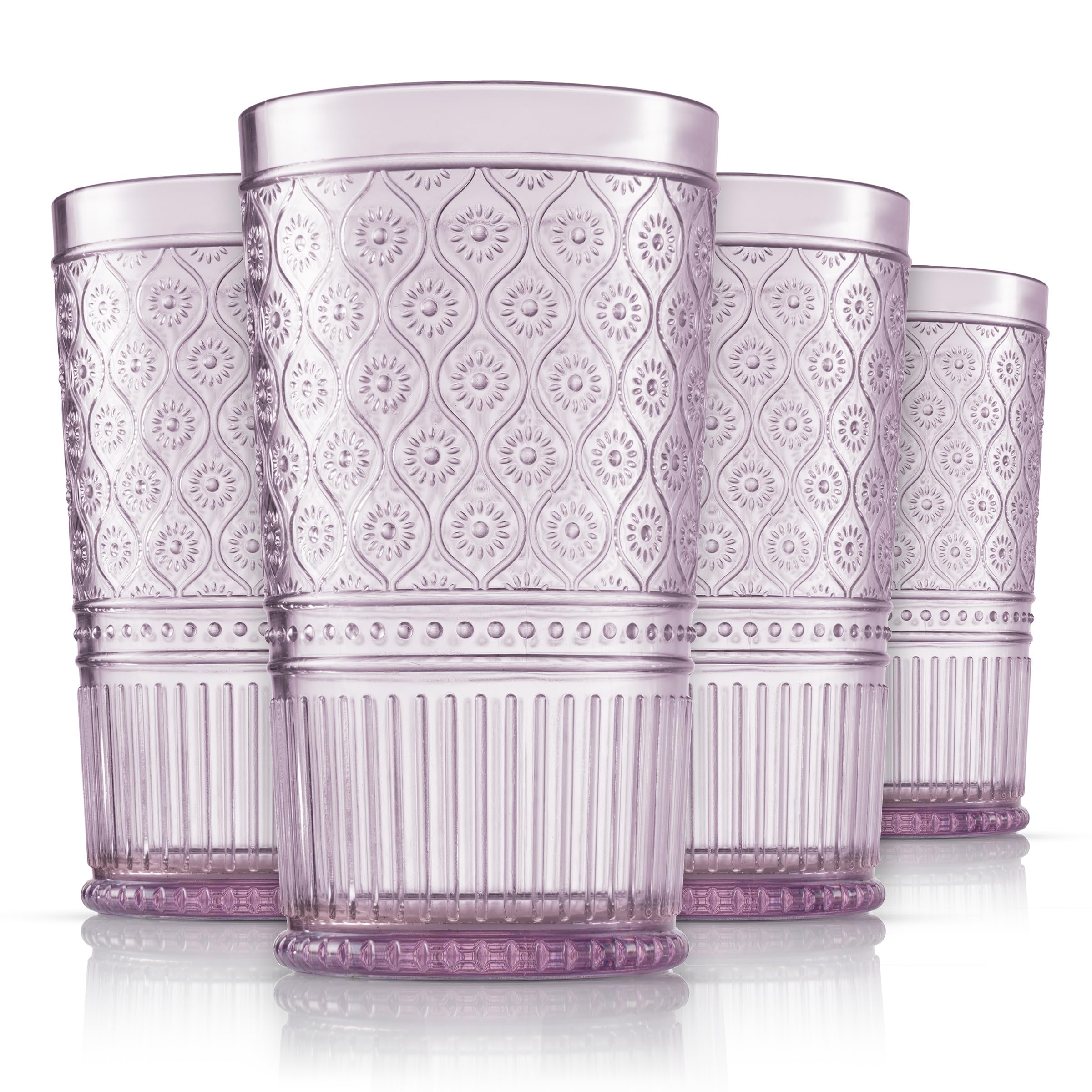 Snapklik.com : Godinger Highball Drinking Glasses, Acrylic Drinking ...