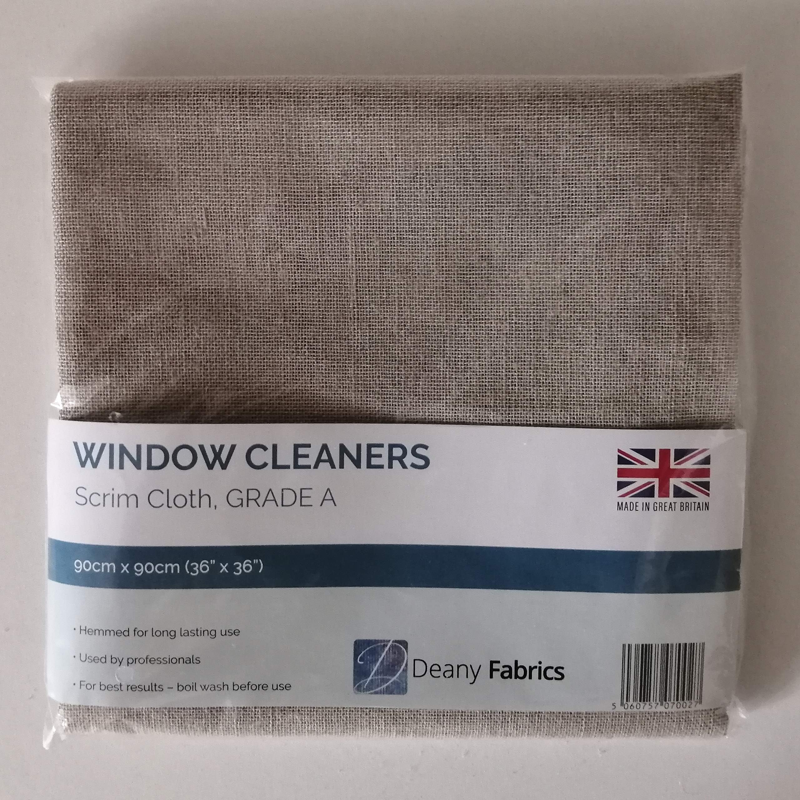Deany Fabrics Professional Window Cleaners Cloth 36" x 36" (90 ...
