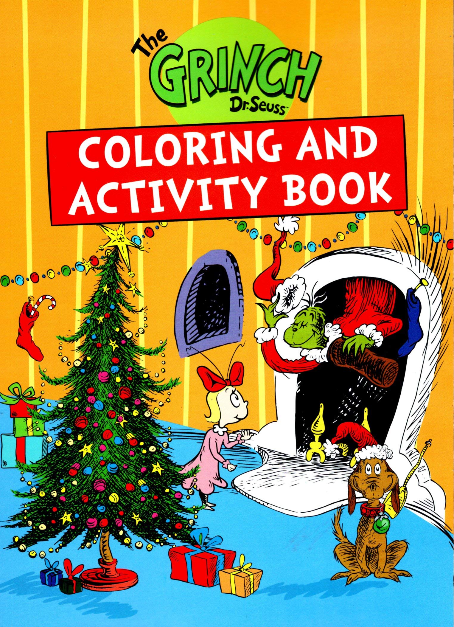 El Grinch Libro Para Colorear De Navidad