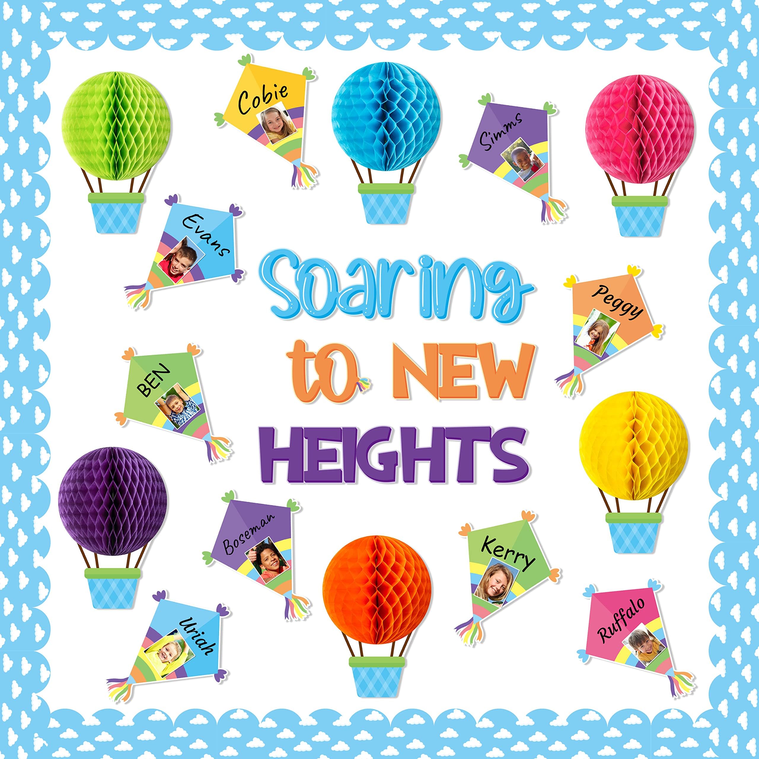 Amazon.com : Pajean 66 Pcs Dream Big The Sky is The Limit Bulletin ...