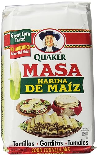 Amazon.com : Quaker, Masa Harina de Maiz, 70.4oz Bag (Pack of 2 ...