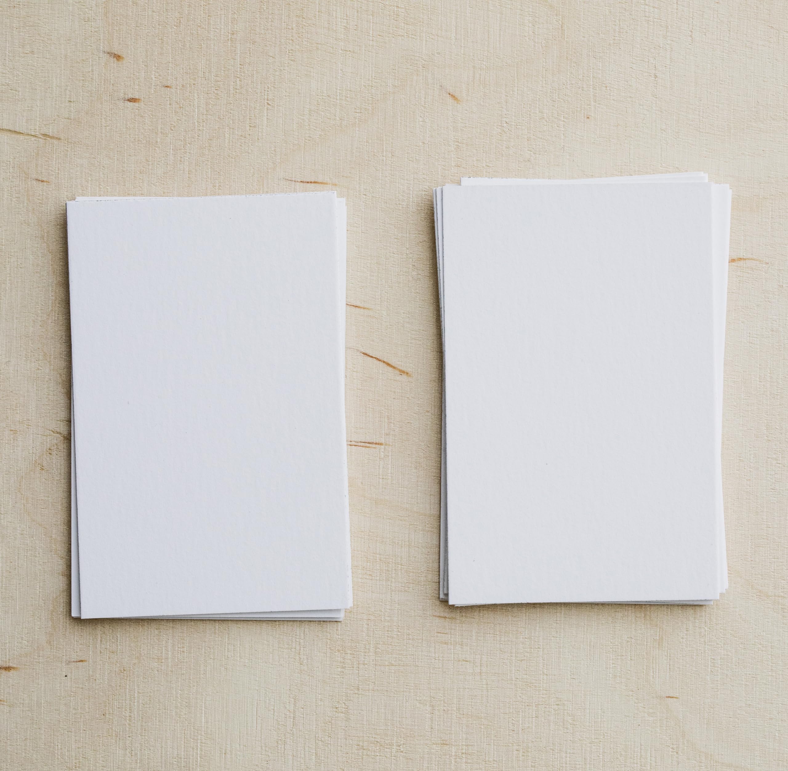 5x7 Blank White Card Stock (Set of 50) - Plain White 5x7 Cards - Make ...
