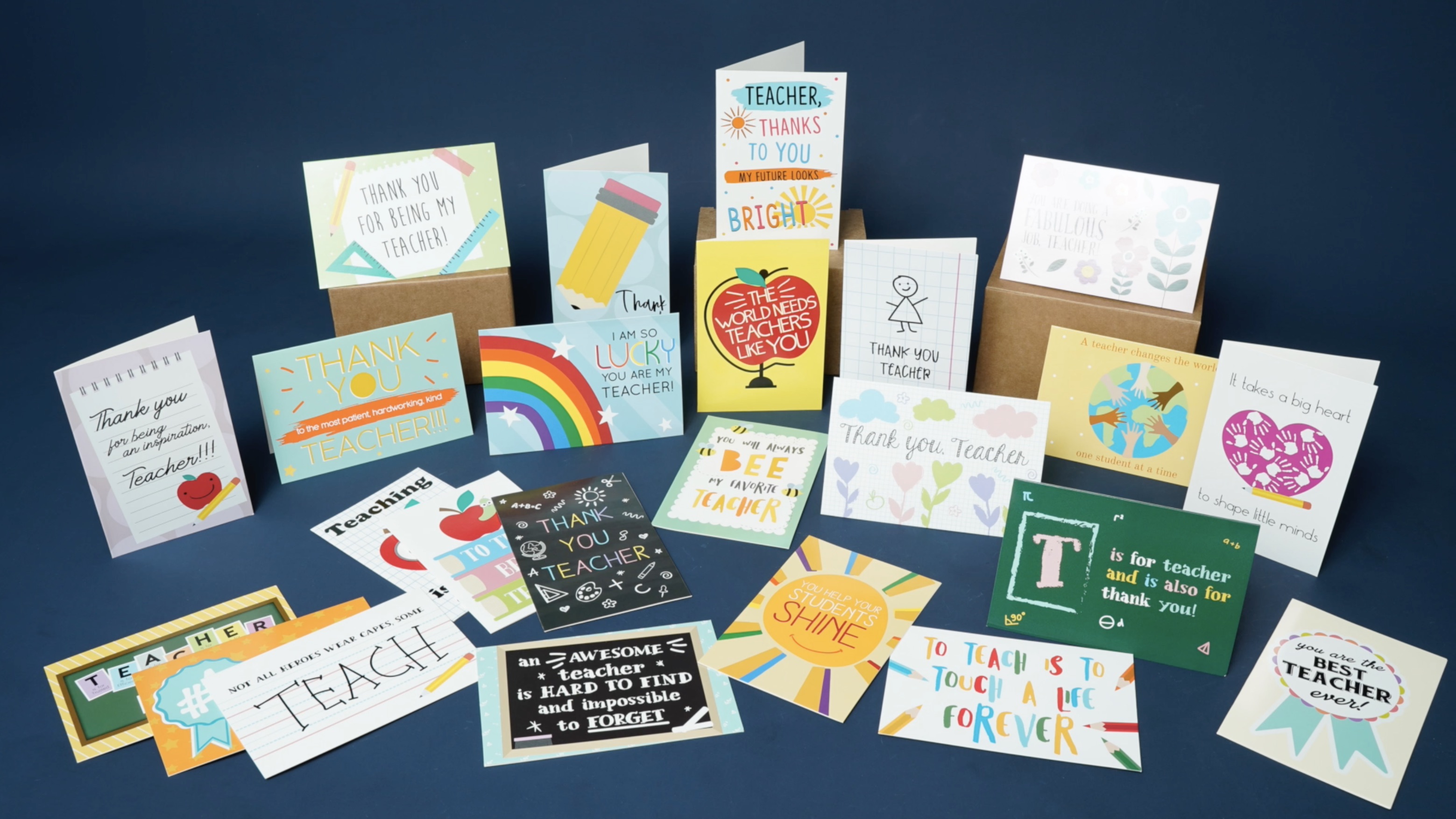 Simple Teachers Day Cards Designs