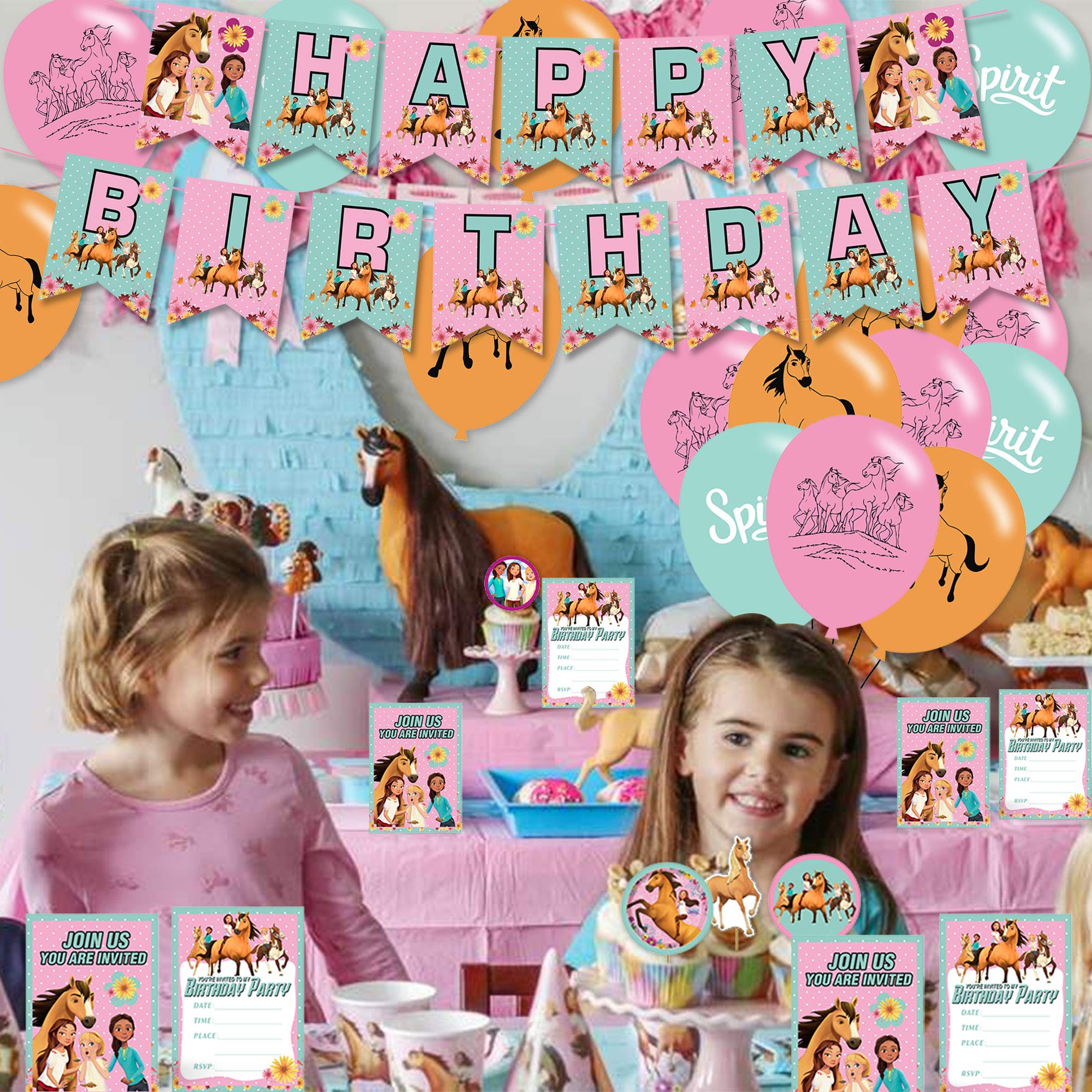 Spirit Riding Free Horse Birthday Decorations,Spirit Riding Horse ...