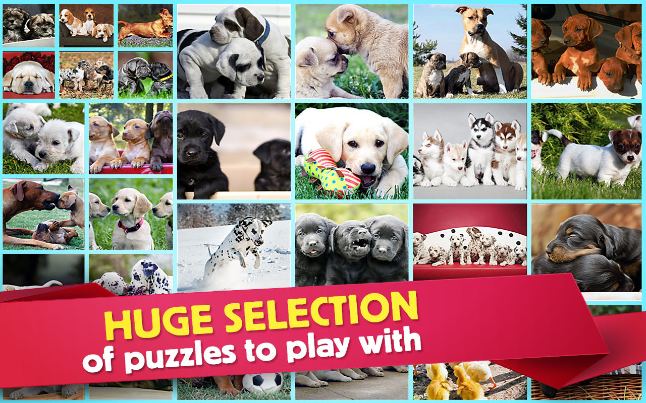 Dogs and Puppy Puzzles for Kids and Adults - Free Trial Edition - Fun ...