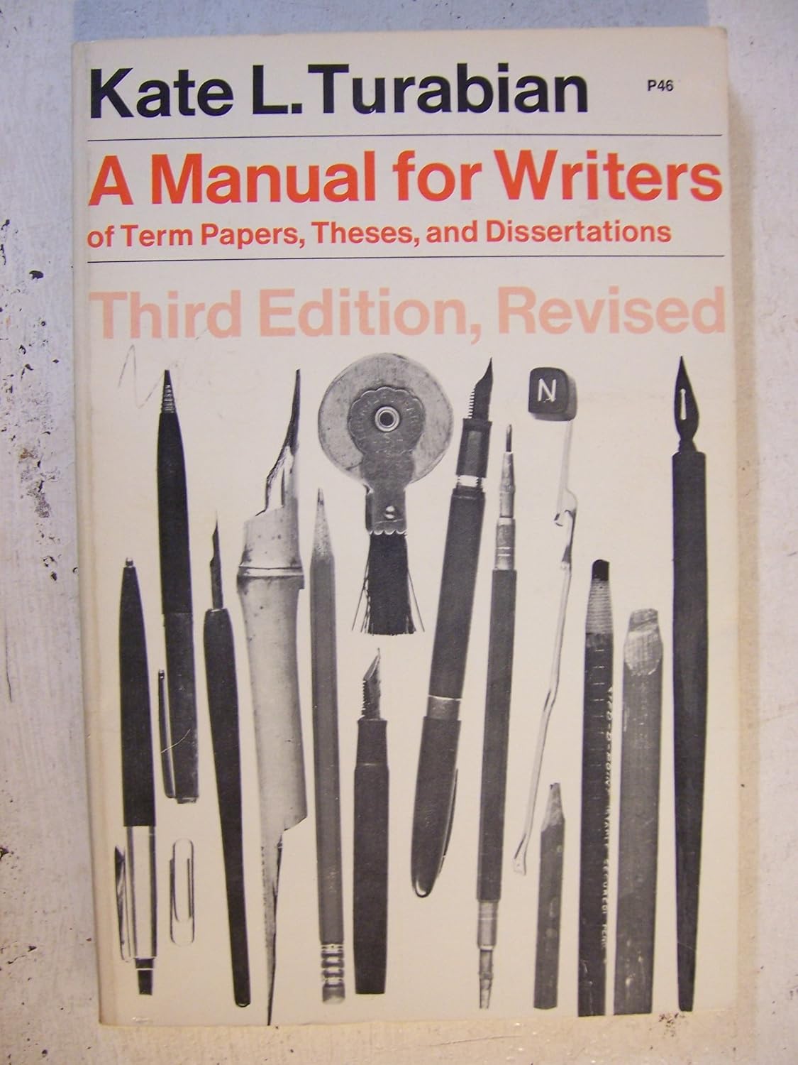 A Manual for writers by Kate Turabian 3rd & 4th ed: Kate Turabian ...