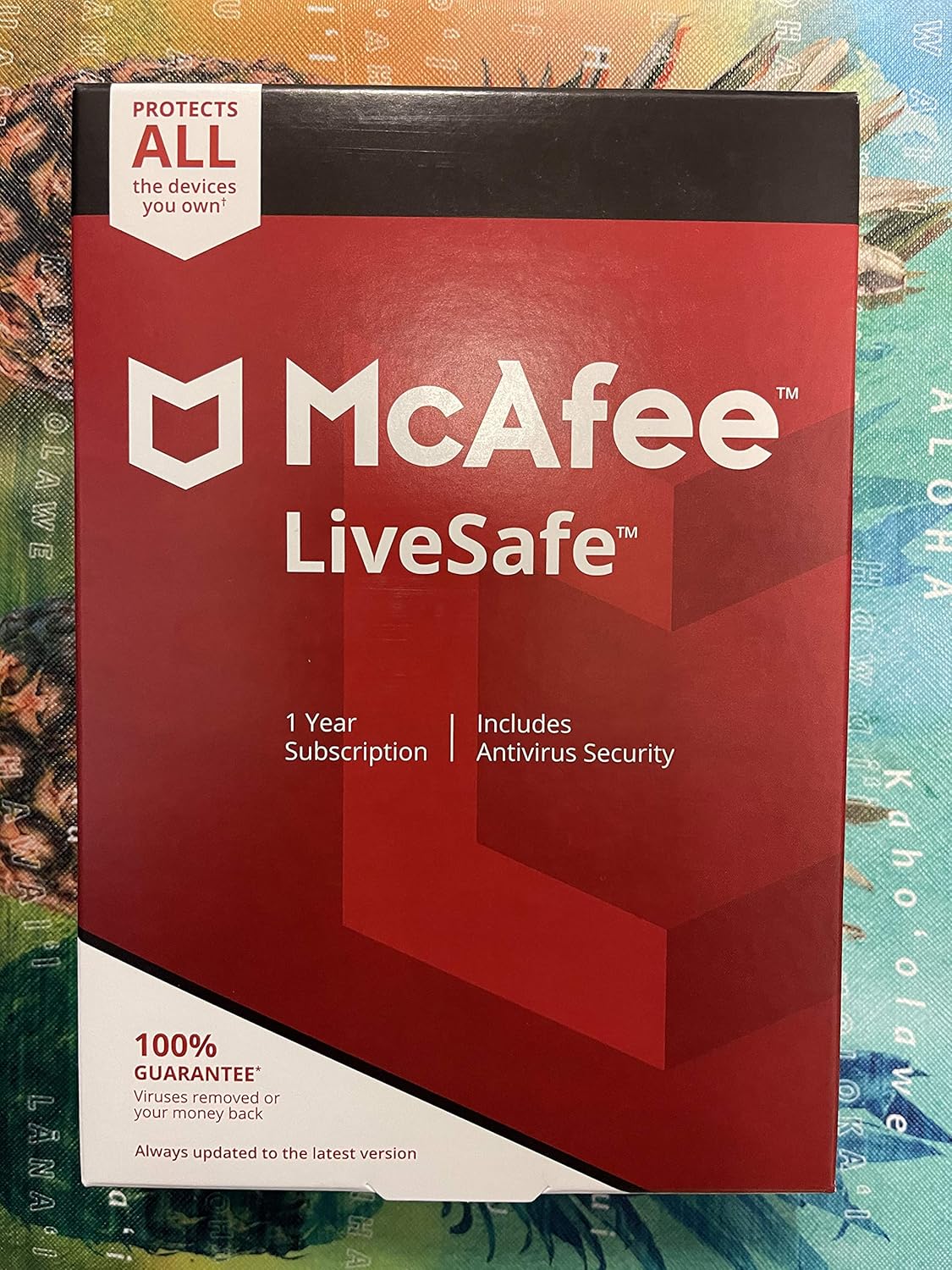 McAfee LiveSafe, 1-Year Subscription, Unlimited Devices, Key Card (USB ...