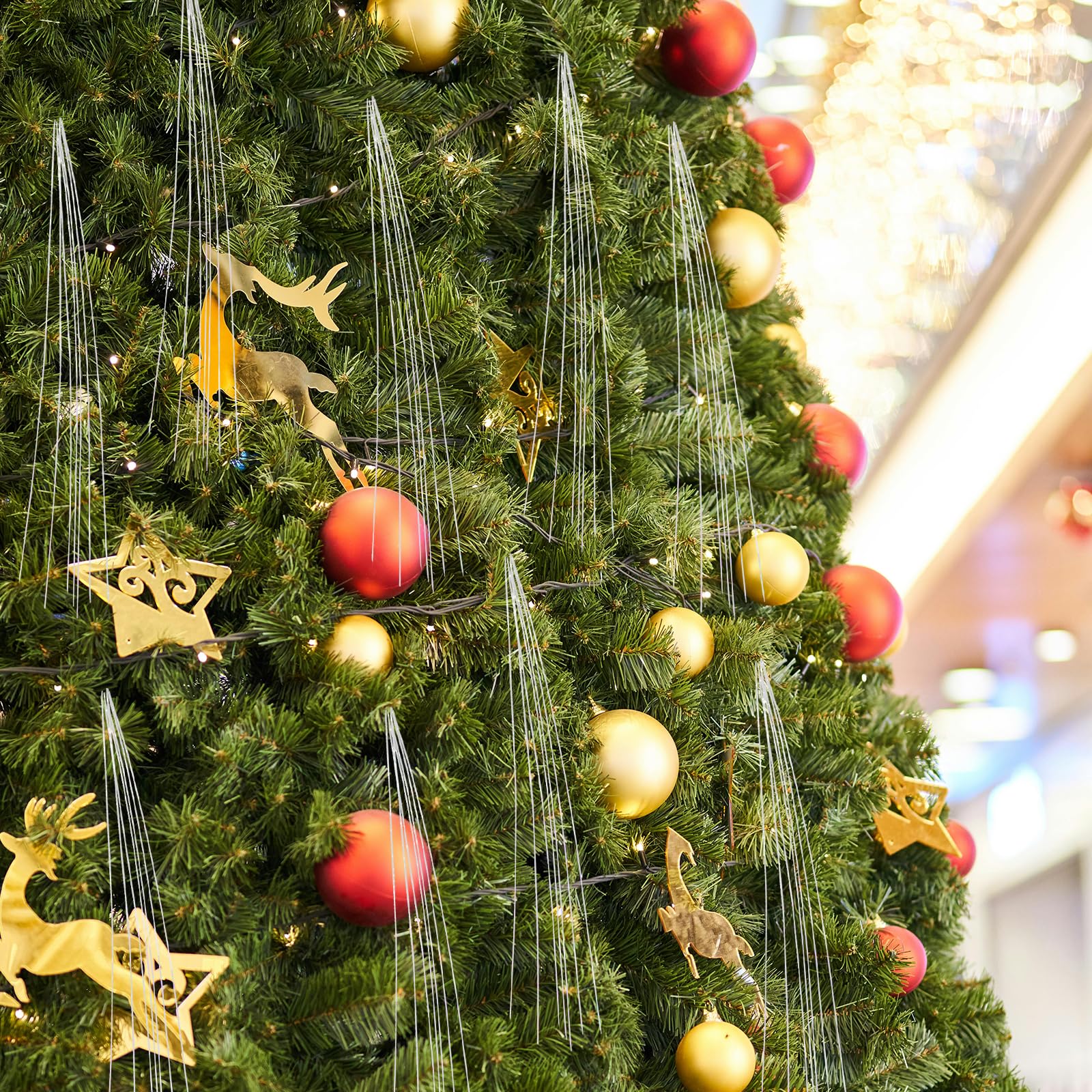 Tinsel Strands Christmas Tree