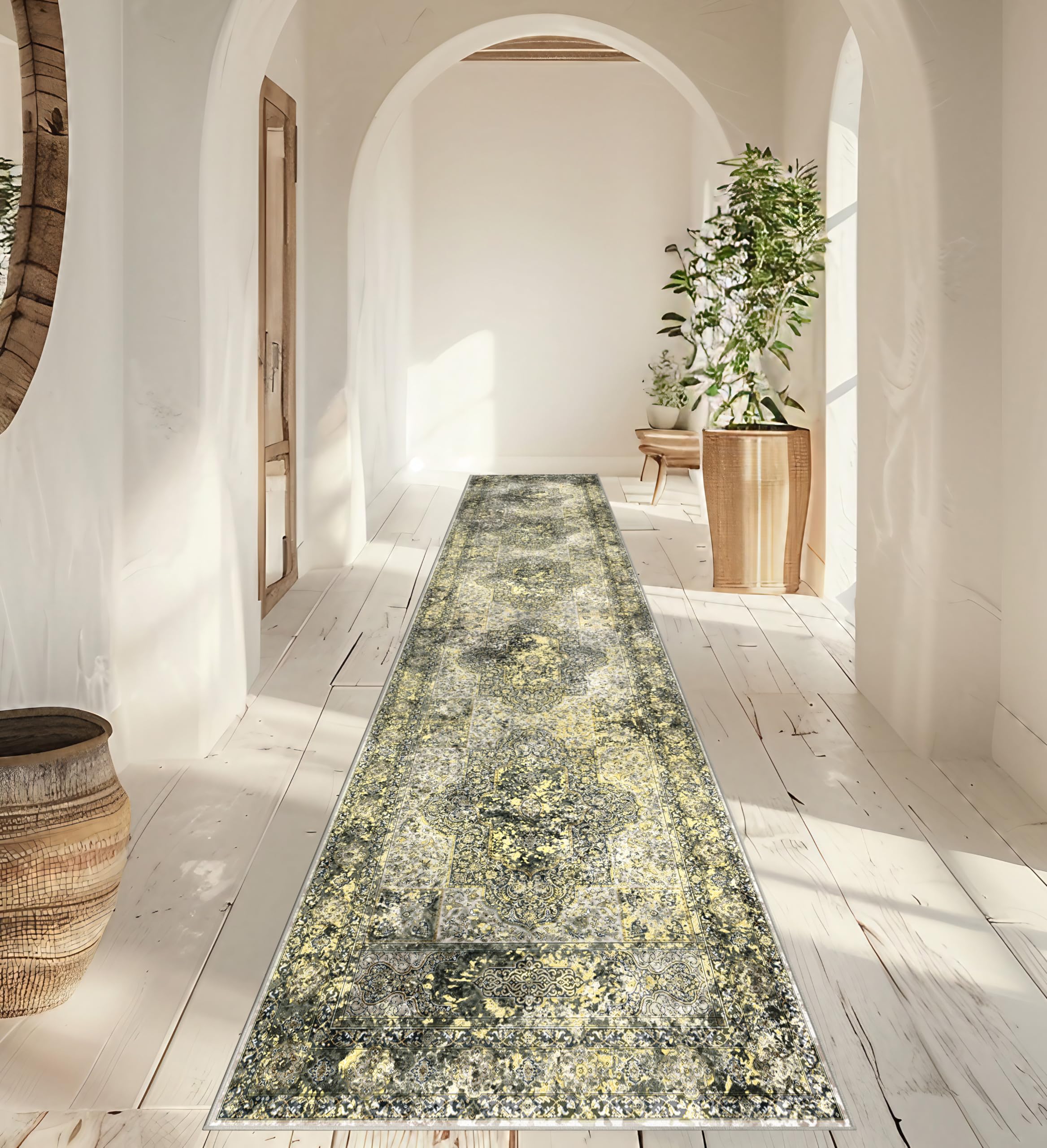 Amazon.com: SunNewt Non Slip Hallway Runner Rug 2'x10' Long for Kitchen ...