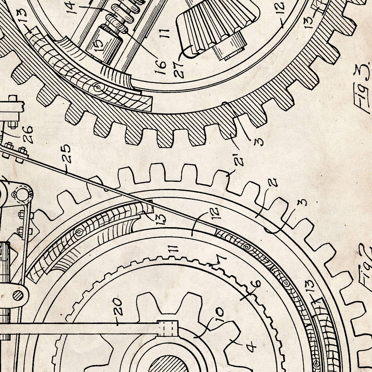 Disegno Ingranaggi Meccanici Ingranaggi Meccanici Disegni Vettoriali