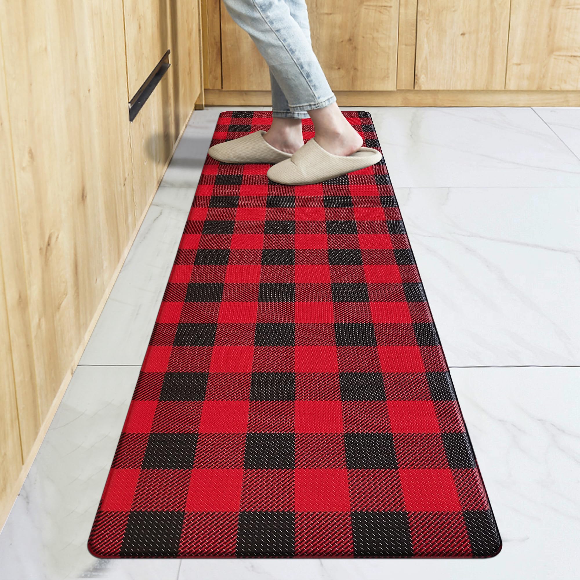 Amazon.com: Kitchen Mat Anti Fatigue Mats for Kitchen Floor Runner 17.3 ...