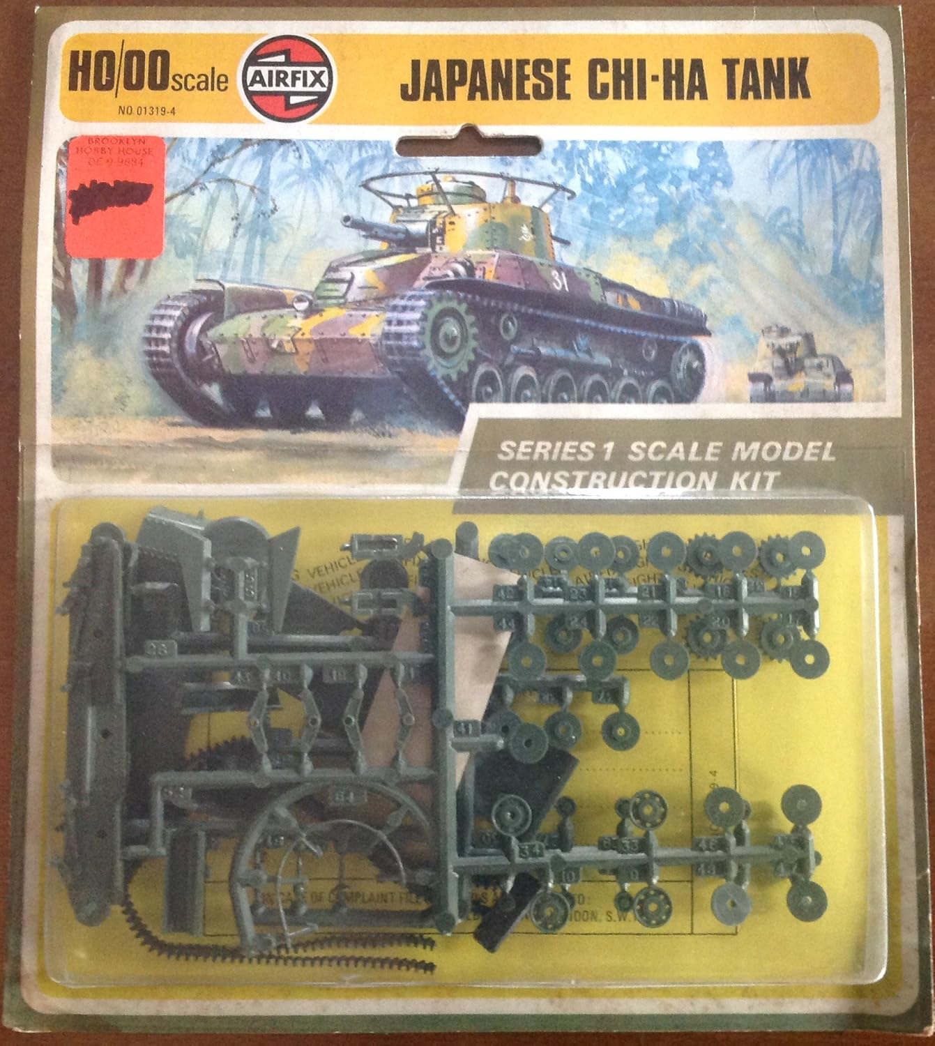 Amazon.com: AIRFIX JAPANESE CHI-HA TANK HO-00 SCALE Model No 01319-4 ...