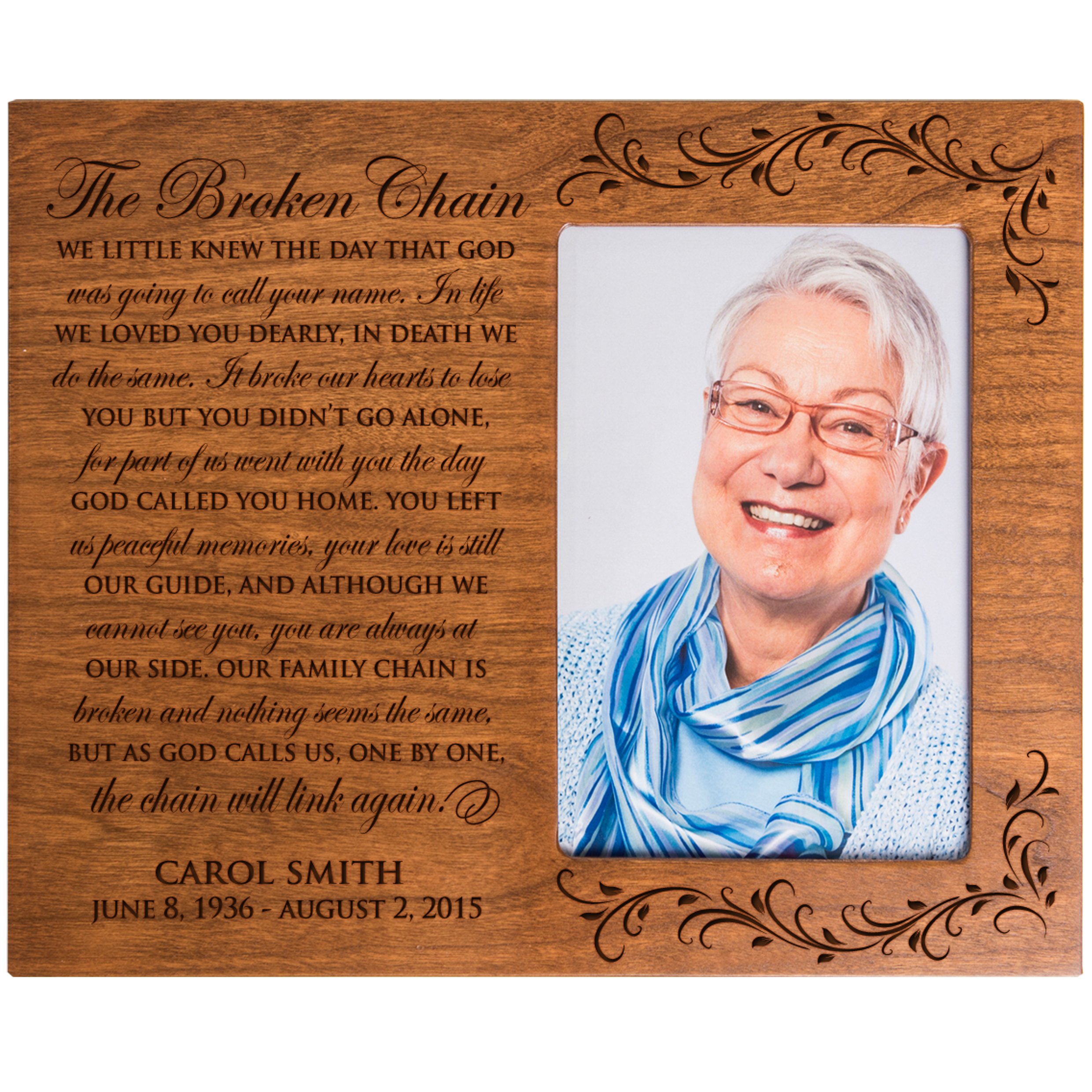 Amazon.com - LifeSong Milestones The Broken Chain Poem Personalized in ...